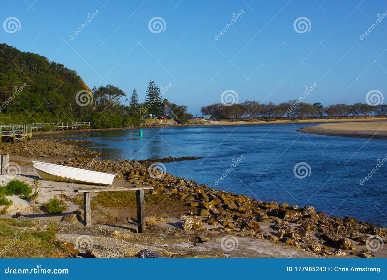 Estuary River inlet stock image. Image of water, coast - 177905243
