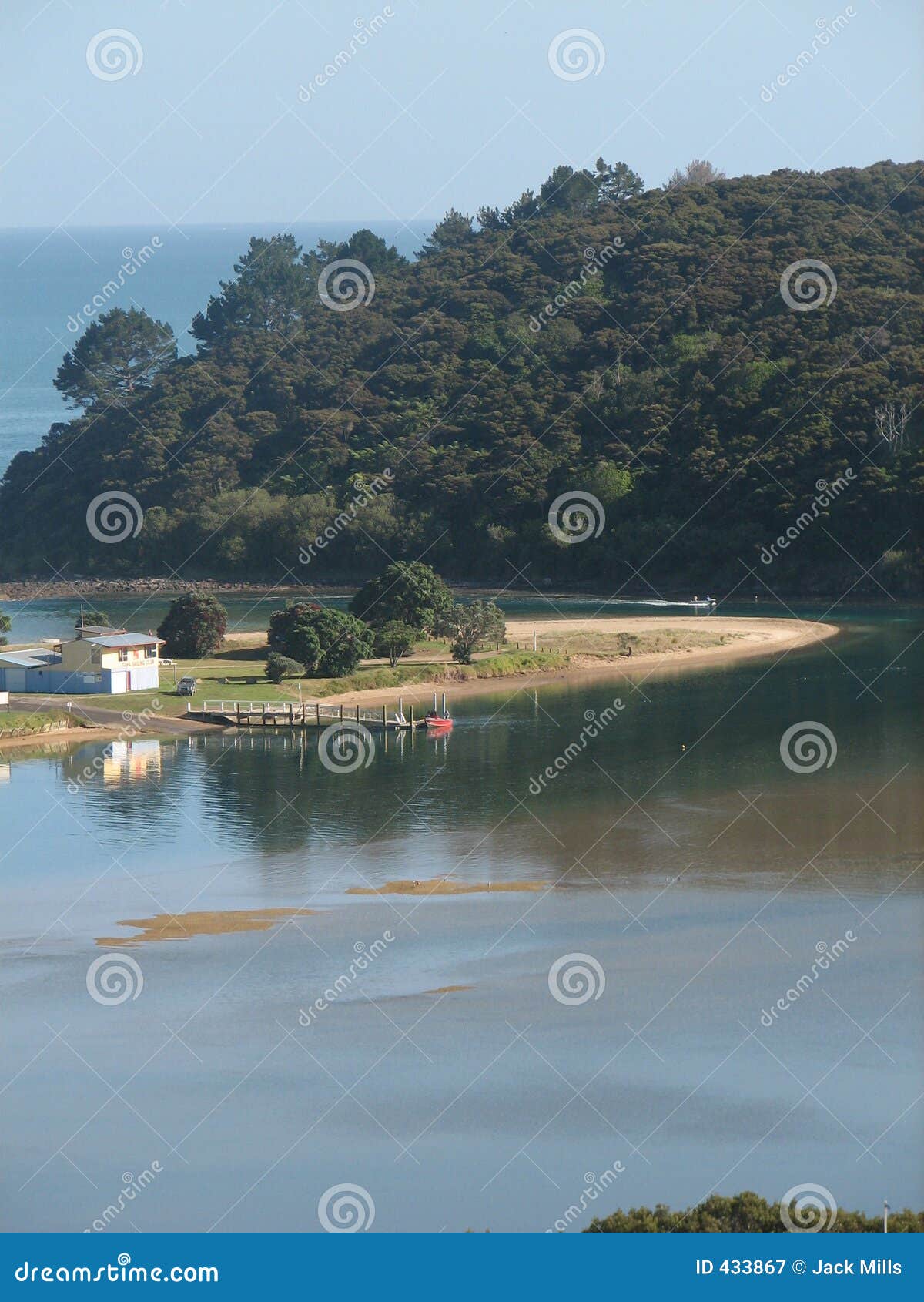 Estuary-Tide in stock image. Image of jetty, stats, zealand - 433867