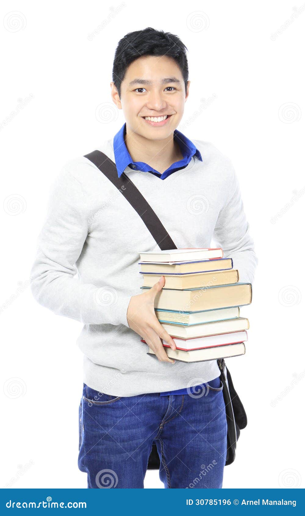 Estudante estudioso foto de stock. Imagem de faculdade - 30785196