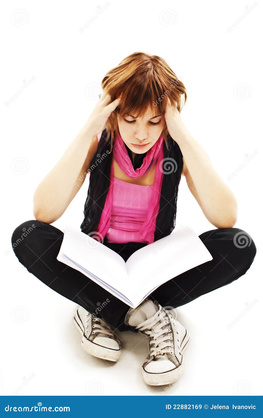 Estudiante aburrido imagen de archivo. Imagen de problema - 22882169