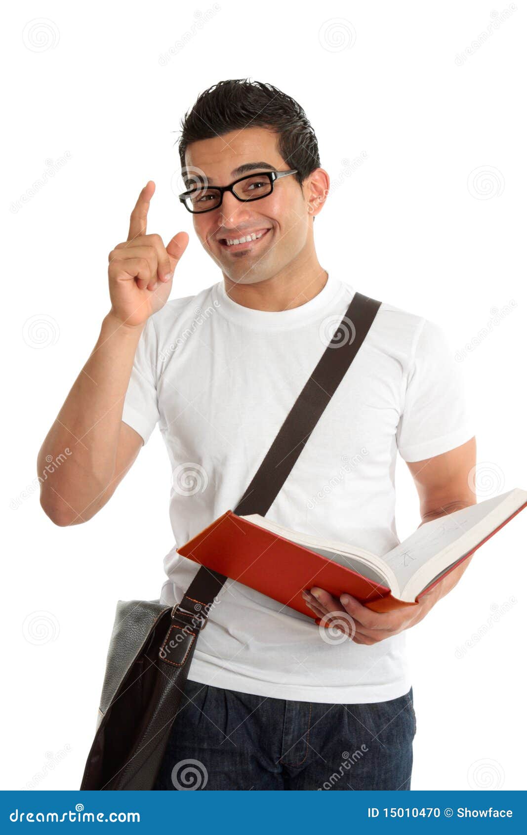 Estudiante Con La Pregunta O La Respuesta Foto de archivo - Imagen de ...