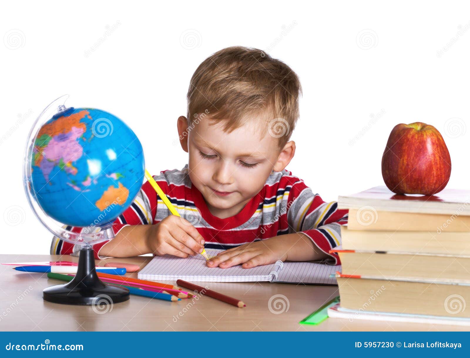 Estudiante De La Escuela Primaria Foto de archivo - Imagen de estudio ...