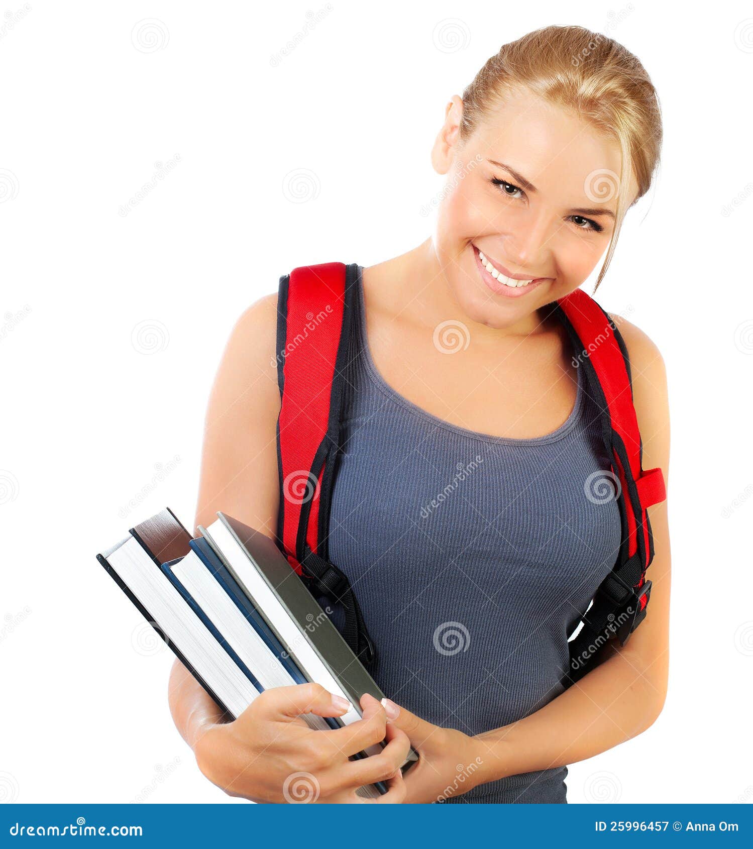 Estudiante feliz imagen de archivo. Imagen de aprendizaje - 25996457