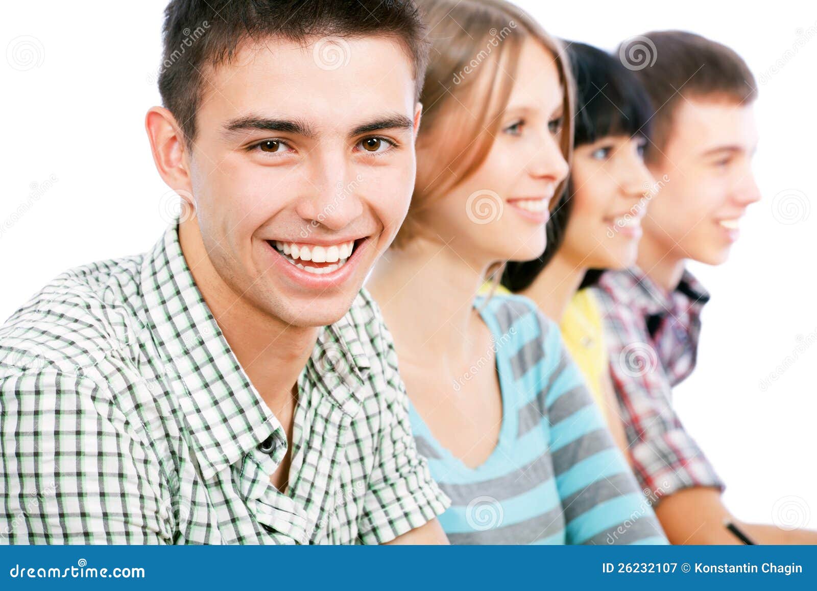 Estudiante feliz imagen de archivo. Imagen de hispanico - 26232107