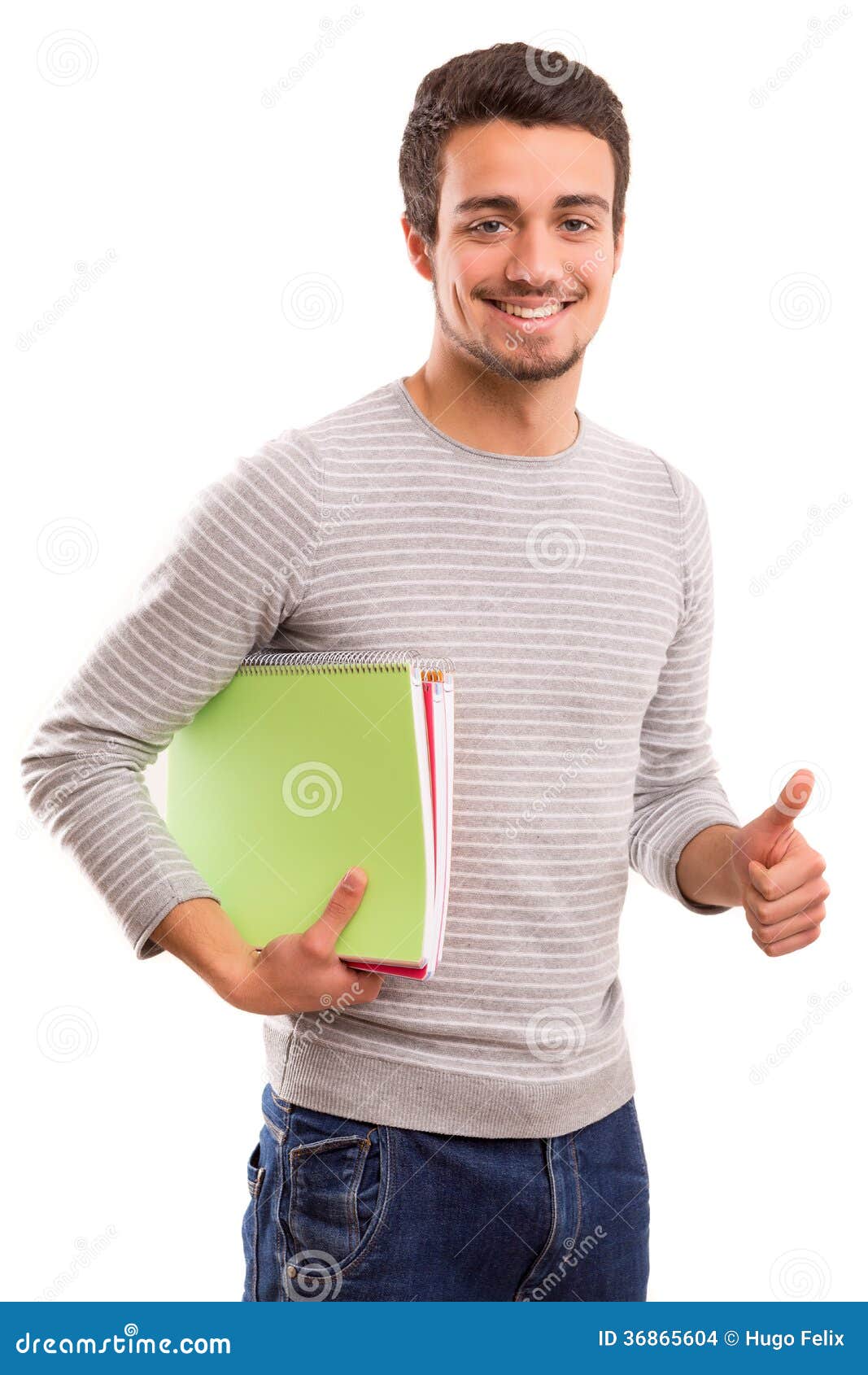 Estudiante feliz foto de archivo. Imagen de hermoso, retrato - 36865604