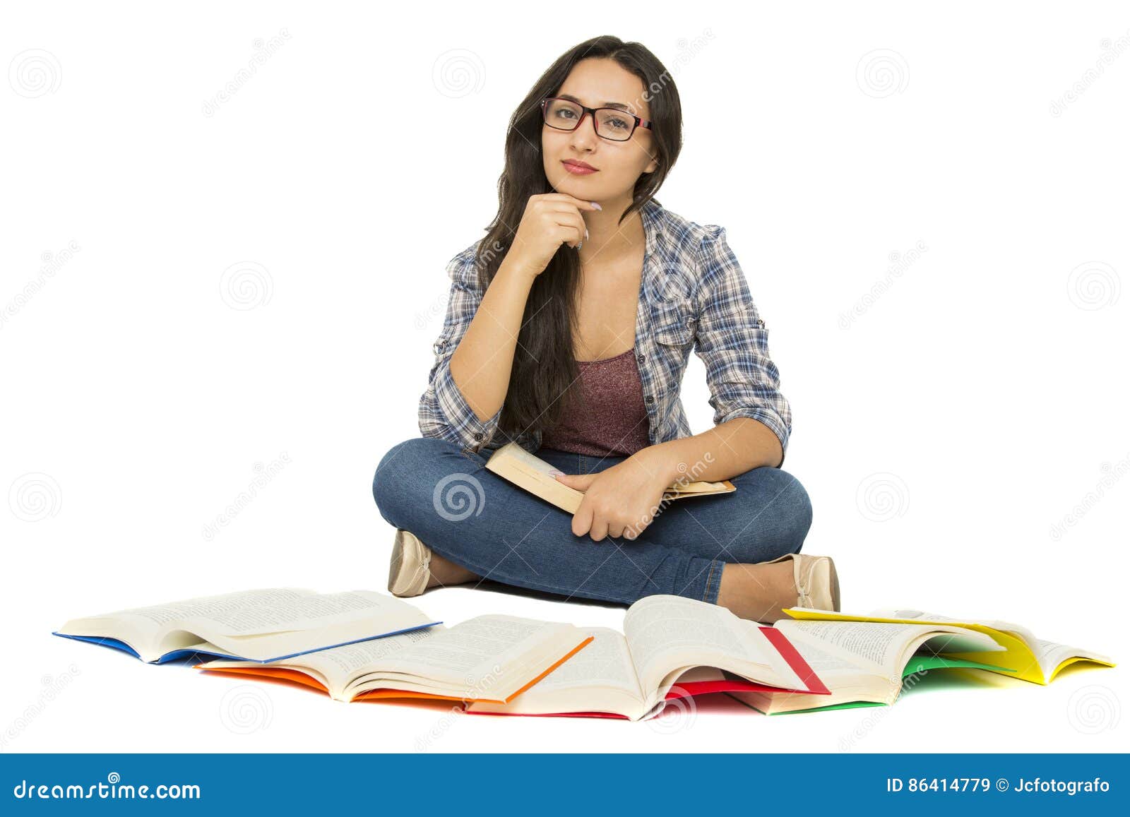 Estudiante joven imagen de archivo. Imagen de morena - 86414779