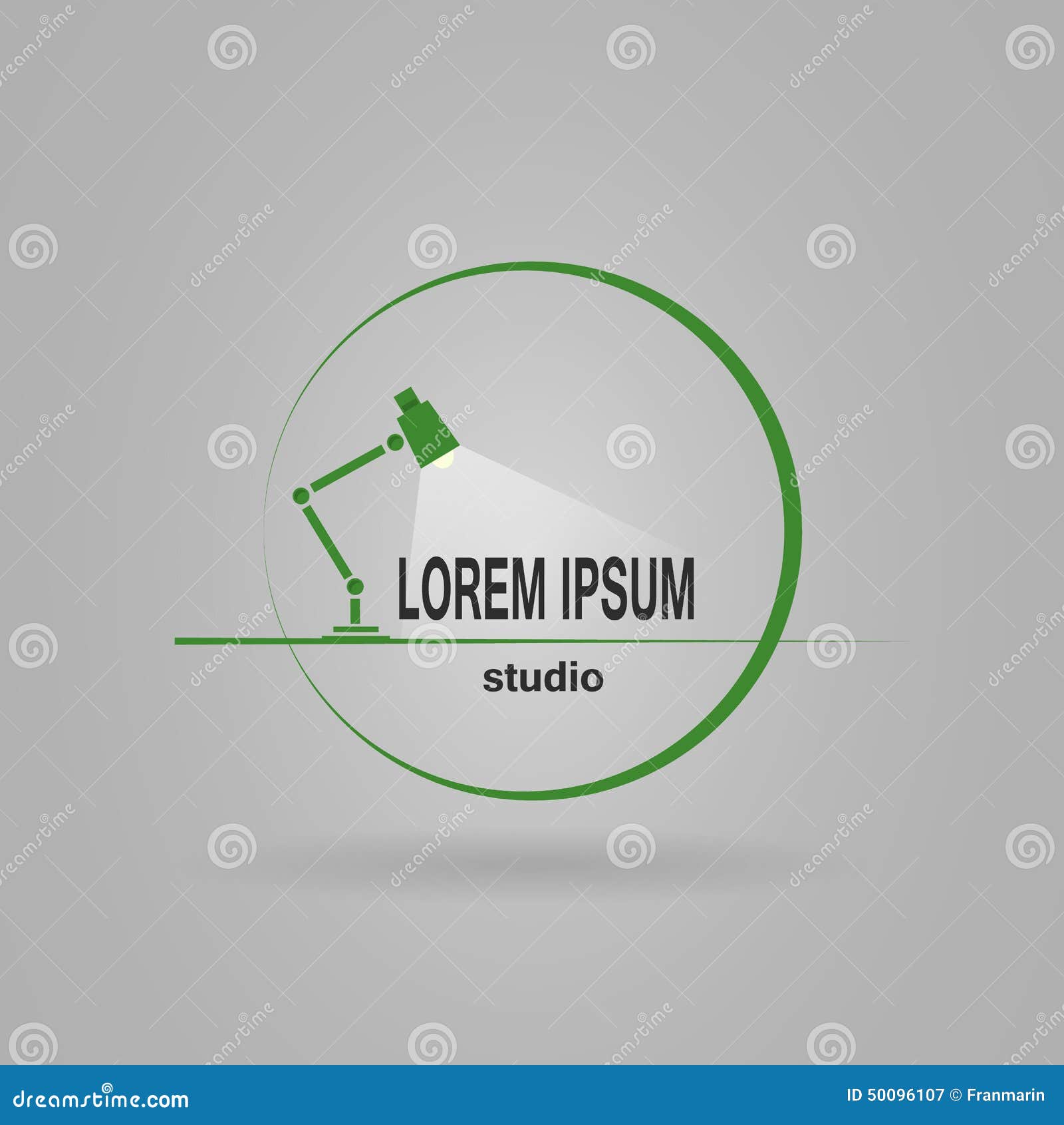 Estudio del logotipo ilustración del vector. Ilustración de insignias ...