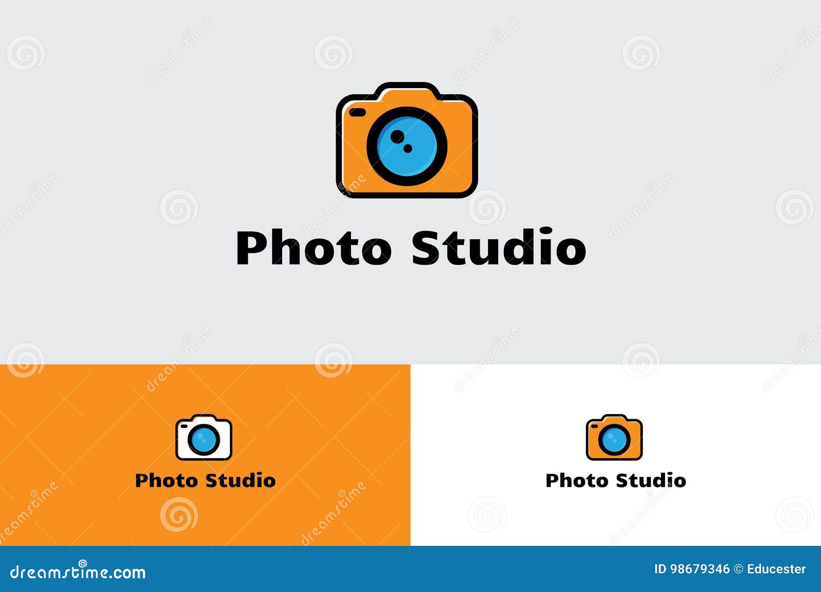 Estudio Logo Illustration stock de ilustración. Ilustración de foto ...