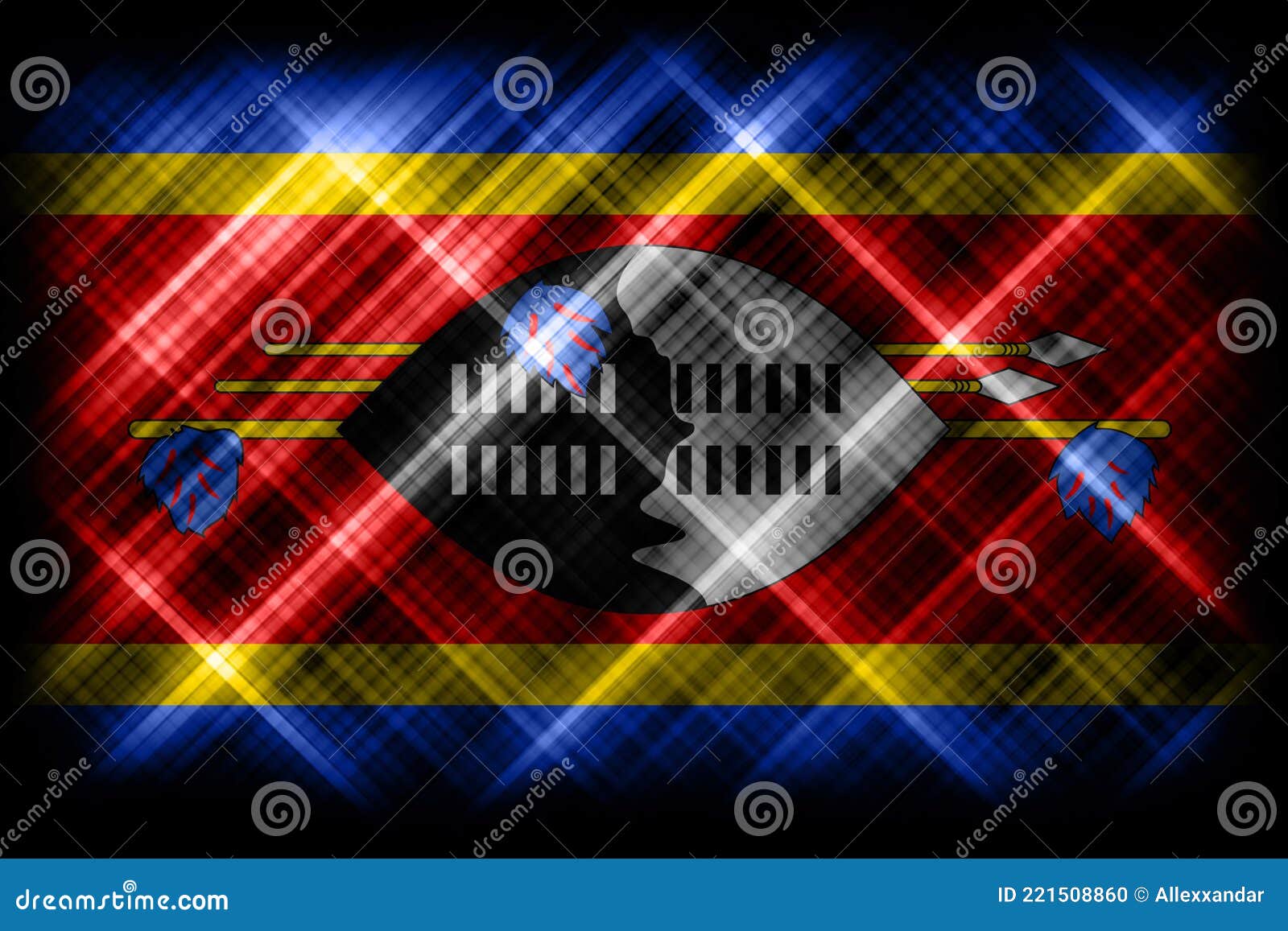 Eswatini Flag, National Flag, Modern Flag Stock Photography ...