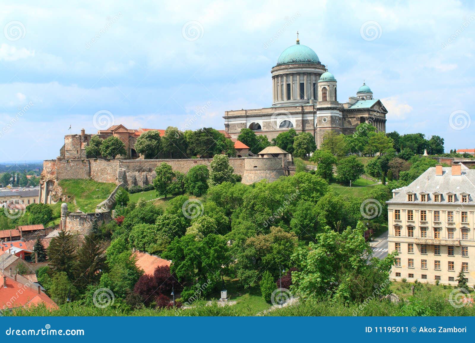 Esztergom stock image. Image of europe, architect, castle - 11195011