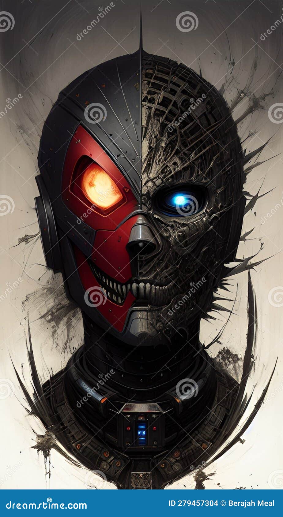 Et robot stock illustration. Illustration of sculpture - 279457304