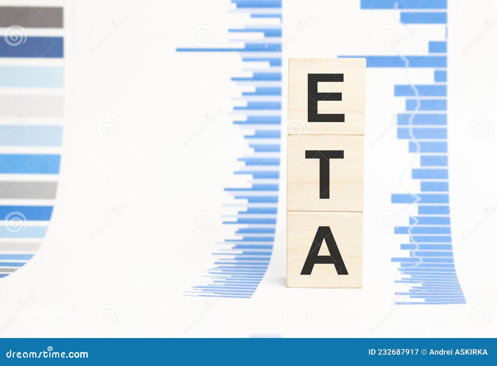 Eta Sign on Wooden Cubes Concept, Wooden Cubes Stock Image - Image of ...