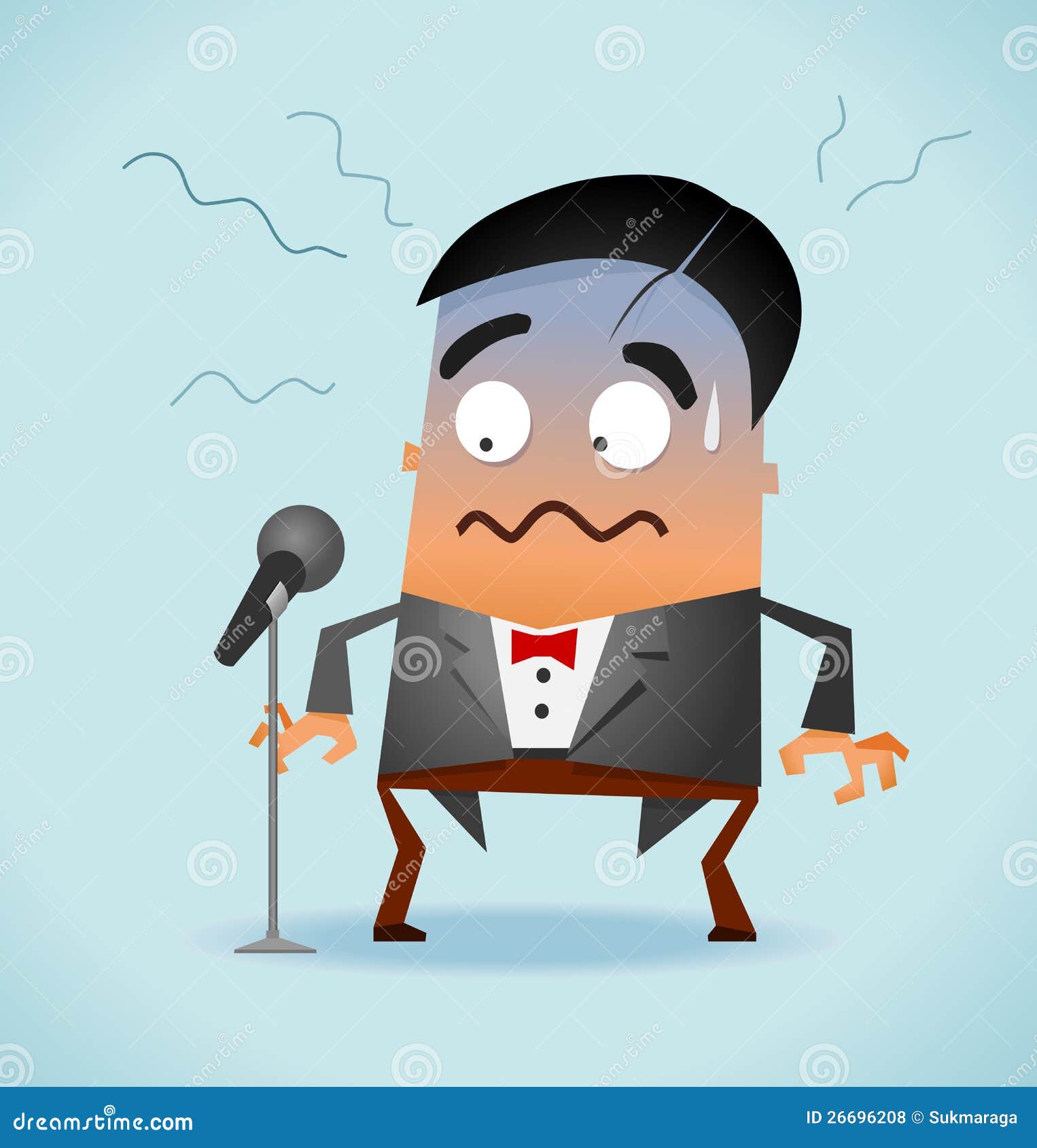 Etapa nerviosa stock de ilustración. Ilustración de adulto - 26696208