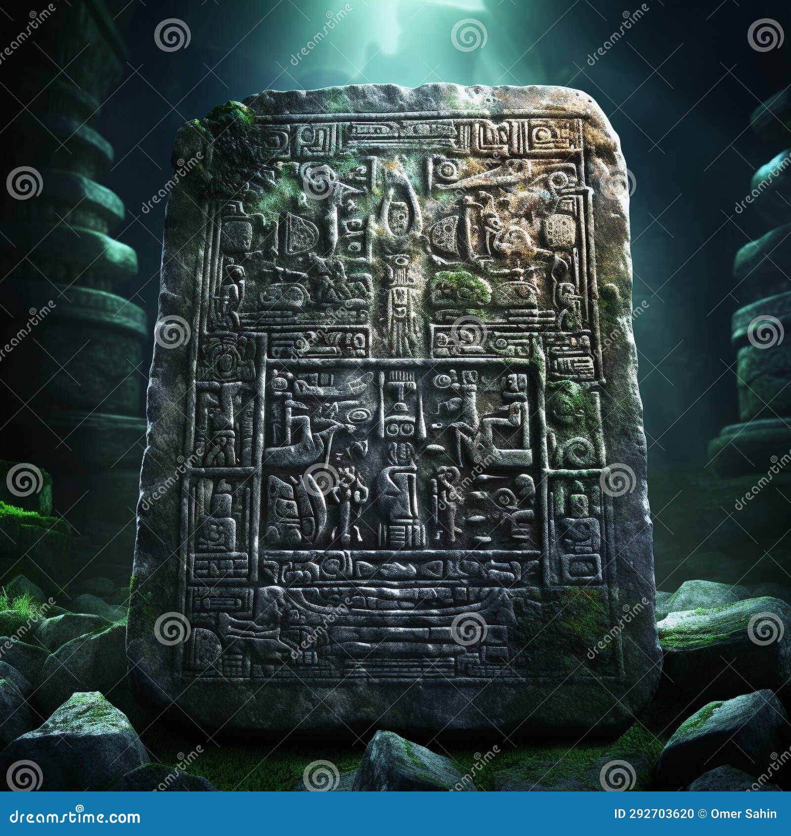 Etched in Stone: Enigmatic Inscriptions Revived Stock Photo - Image of ...