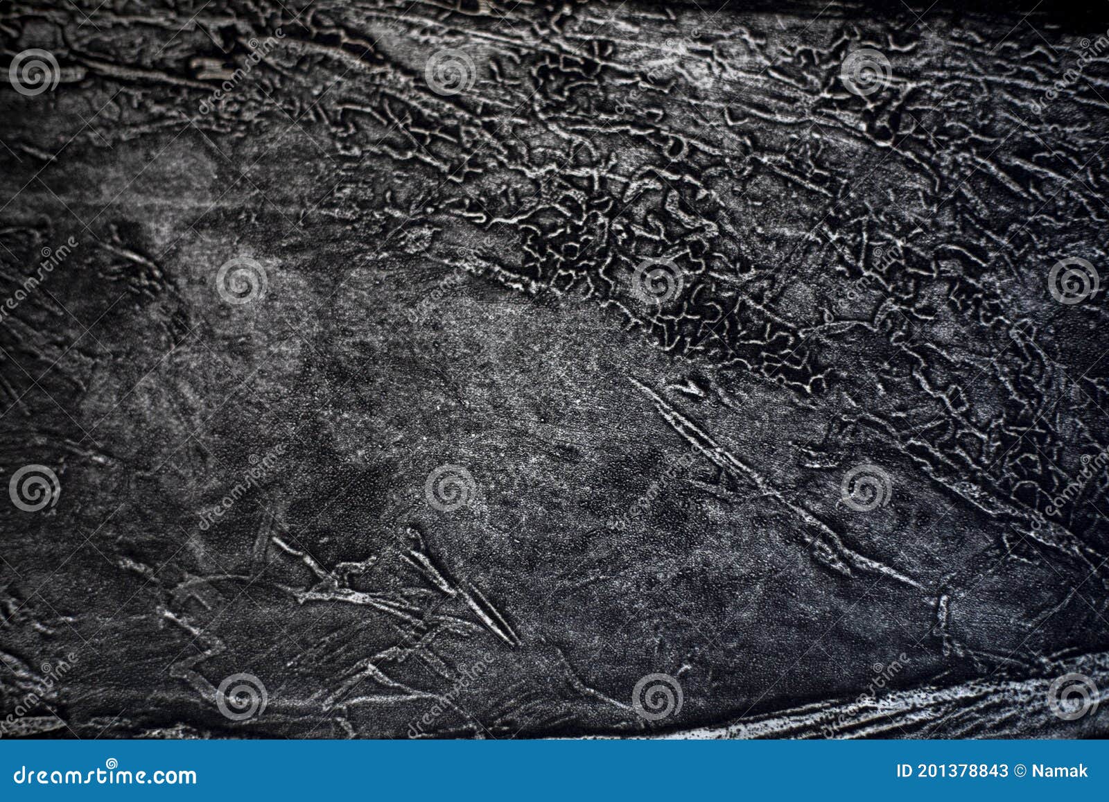 Etched Zinc Texture in Black Paint, Imprint, Horizontal Stock Image ...