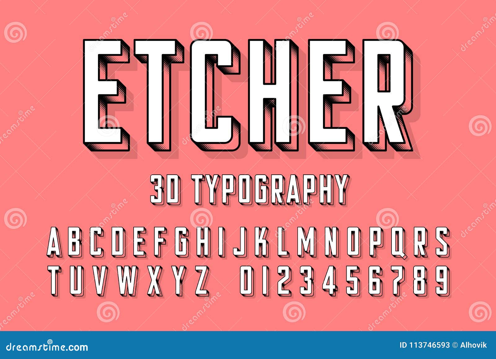 Modern engraved font stock vector. Illustration of classic - 113746593