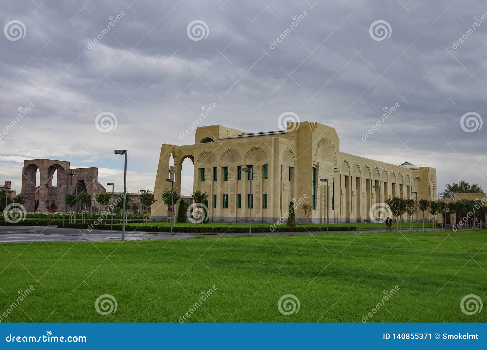 Etchmiadzin Monastery Complex. Vagharshapat Stock Image - Image of ...