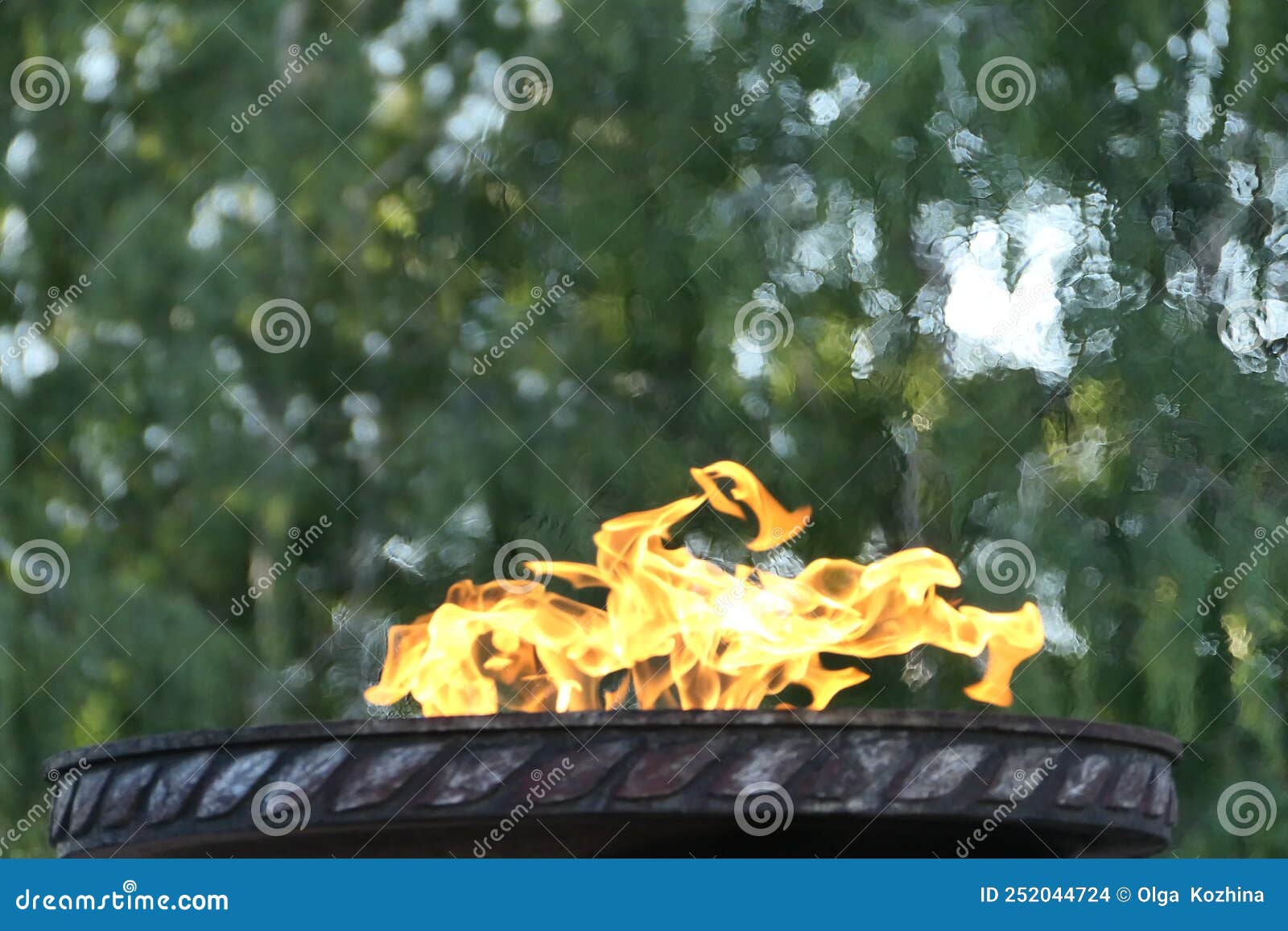 Eternal Flame, Constantly Burning Fire, a Symbol of Memory. Editorial ...