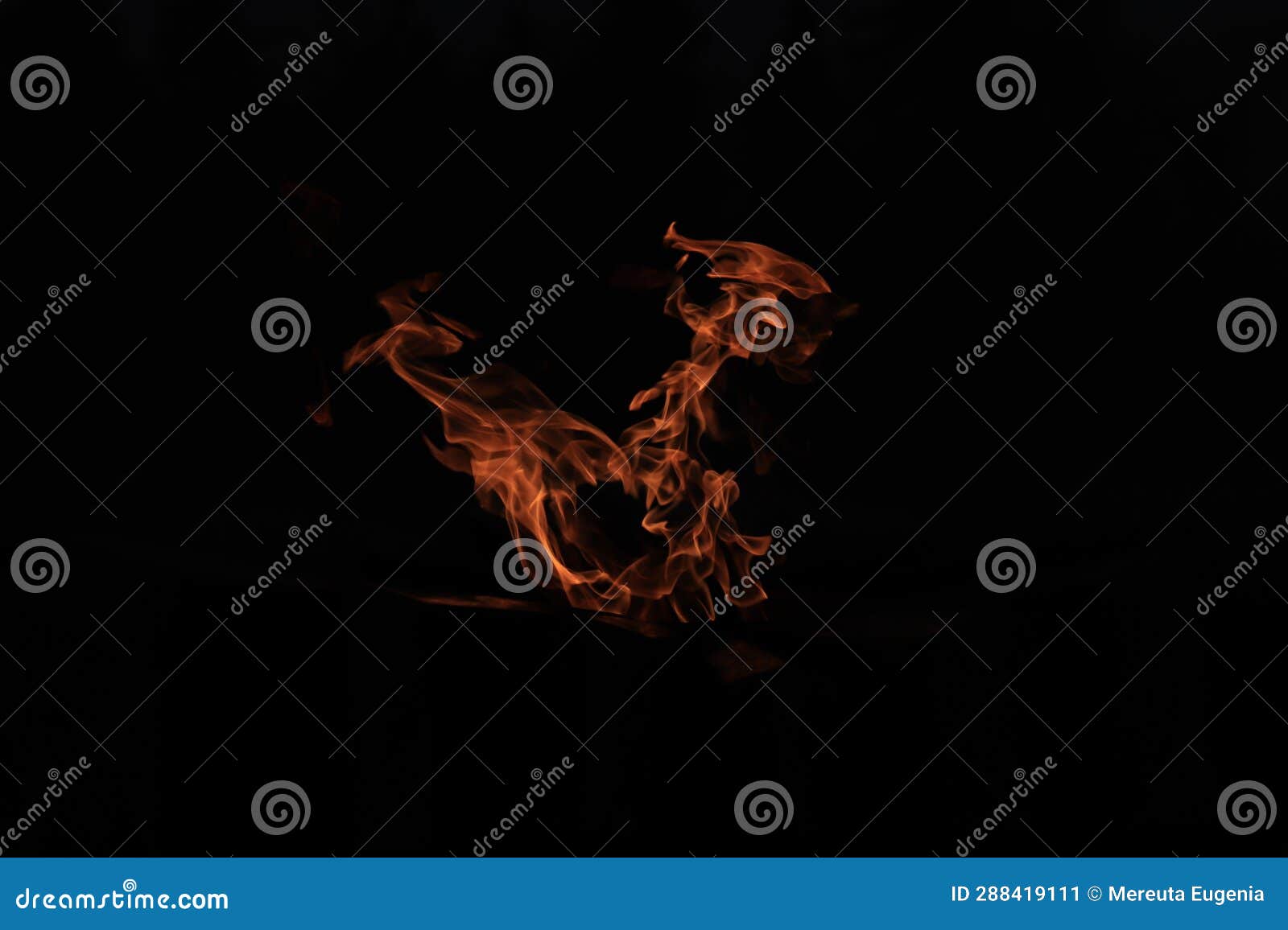 Eternal Flame, Flame in the Dark Stock Image - Image of font, blazing ...