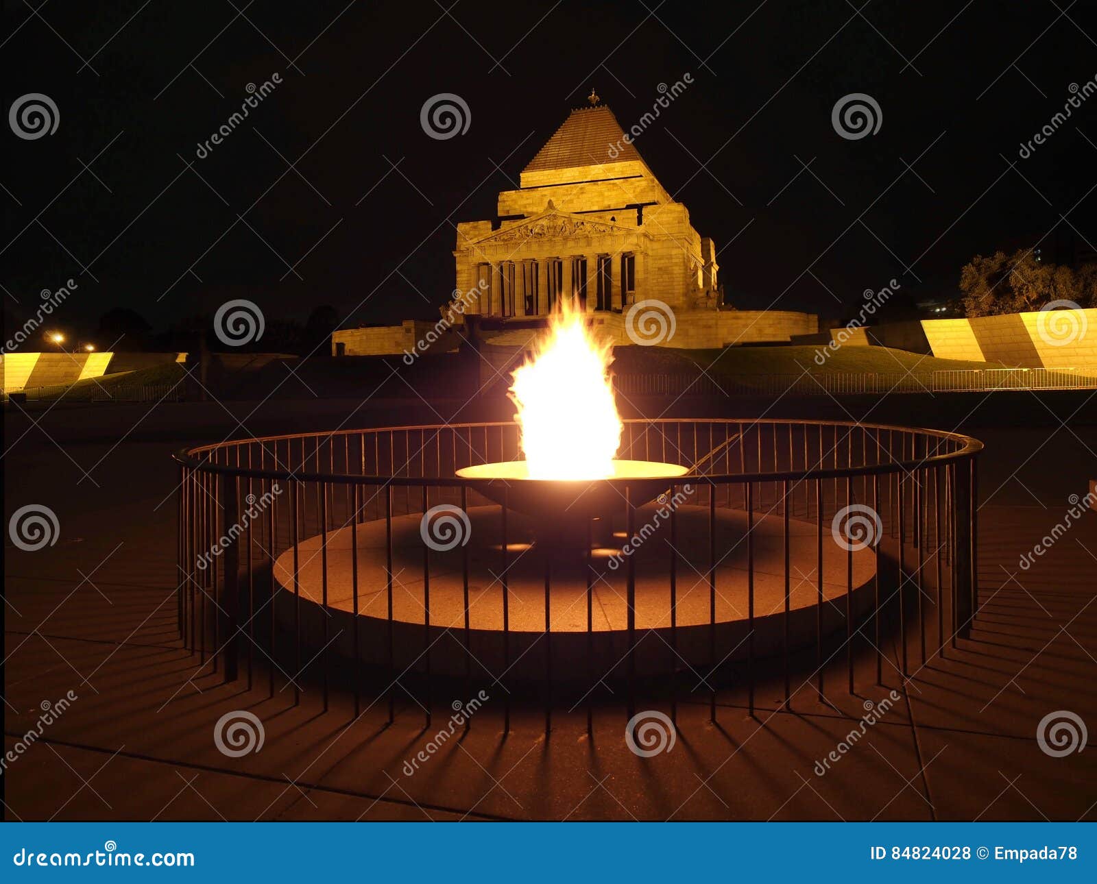 Eternal Flame At The Anchor Square In Kronstadt Editorial Photo ...