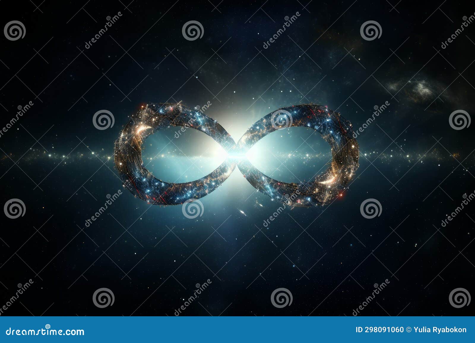 Eternal Infinity Sign Universe. Generate Ai Stock Photo - Image of ...