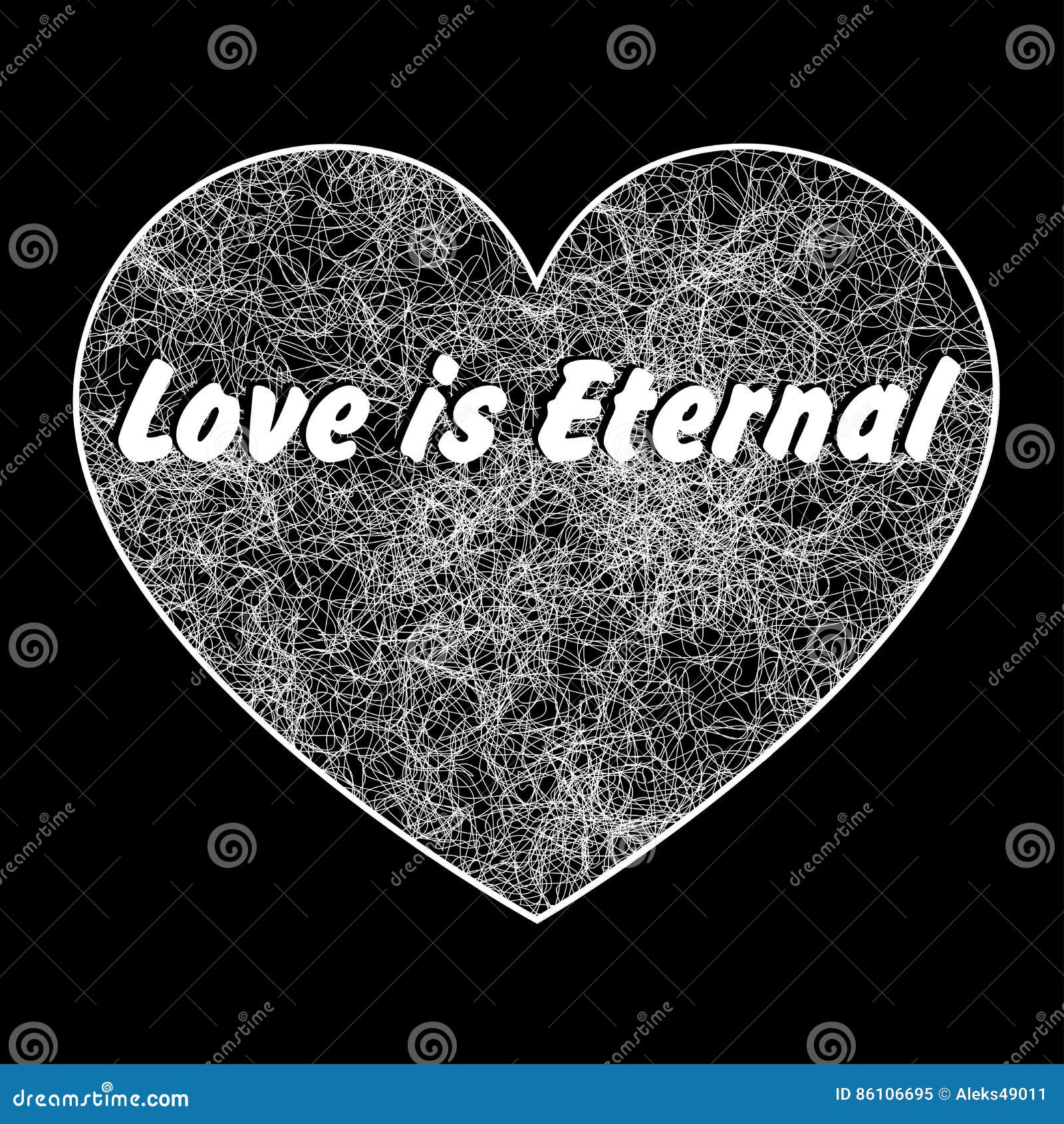 Eternal Love Cartoon Vector | CartoonDealer.com #86106695