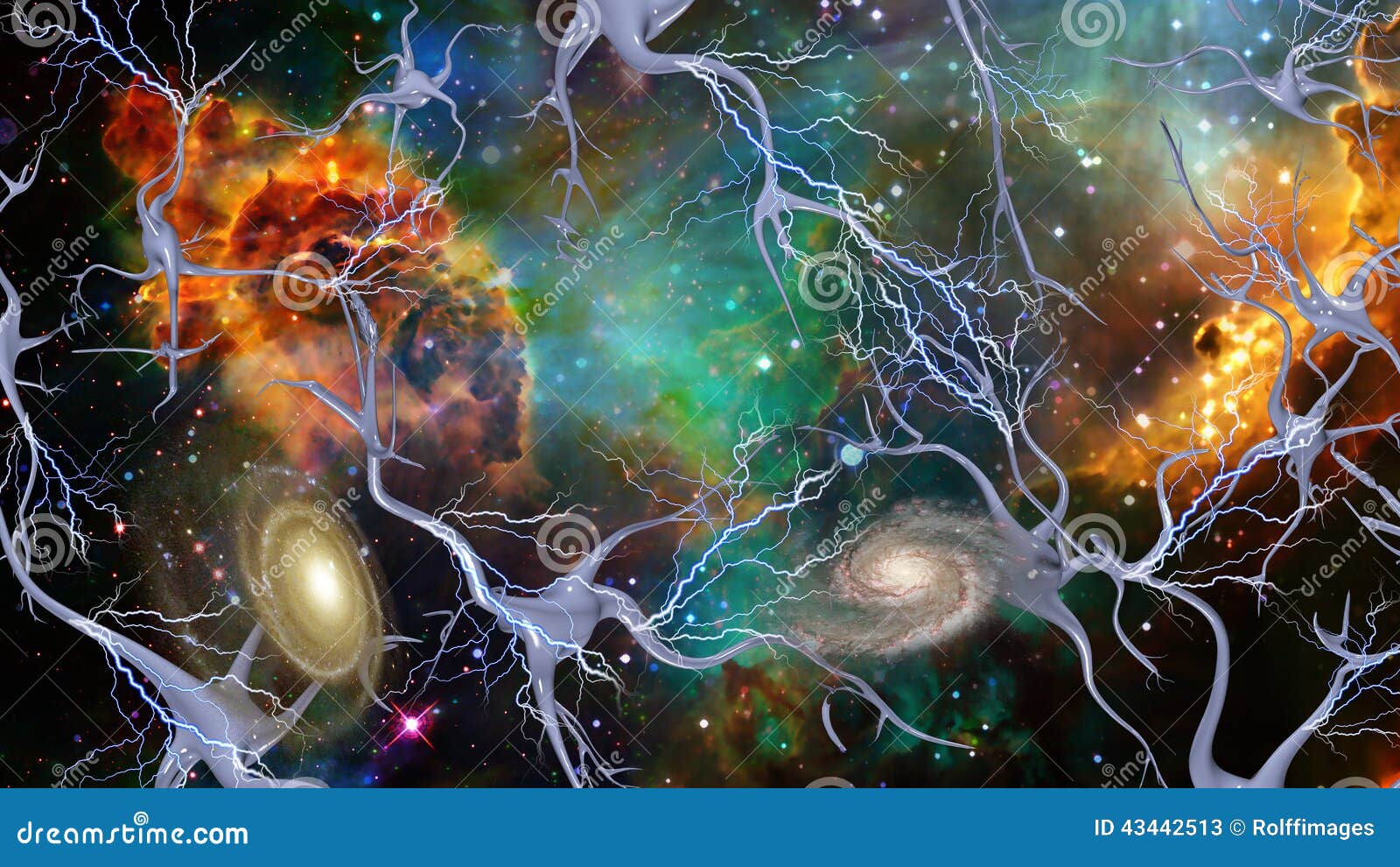 Eternal Mind stock illustration. Illustration of biology - 43442513