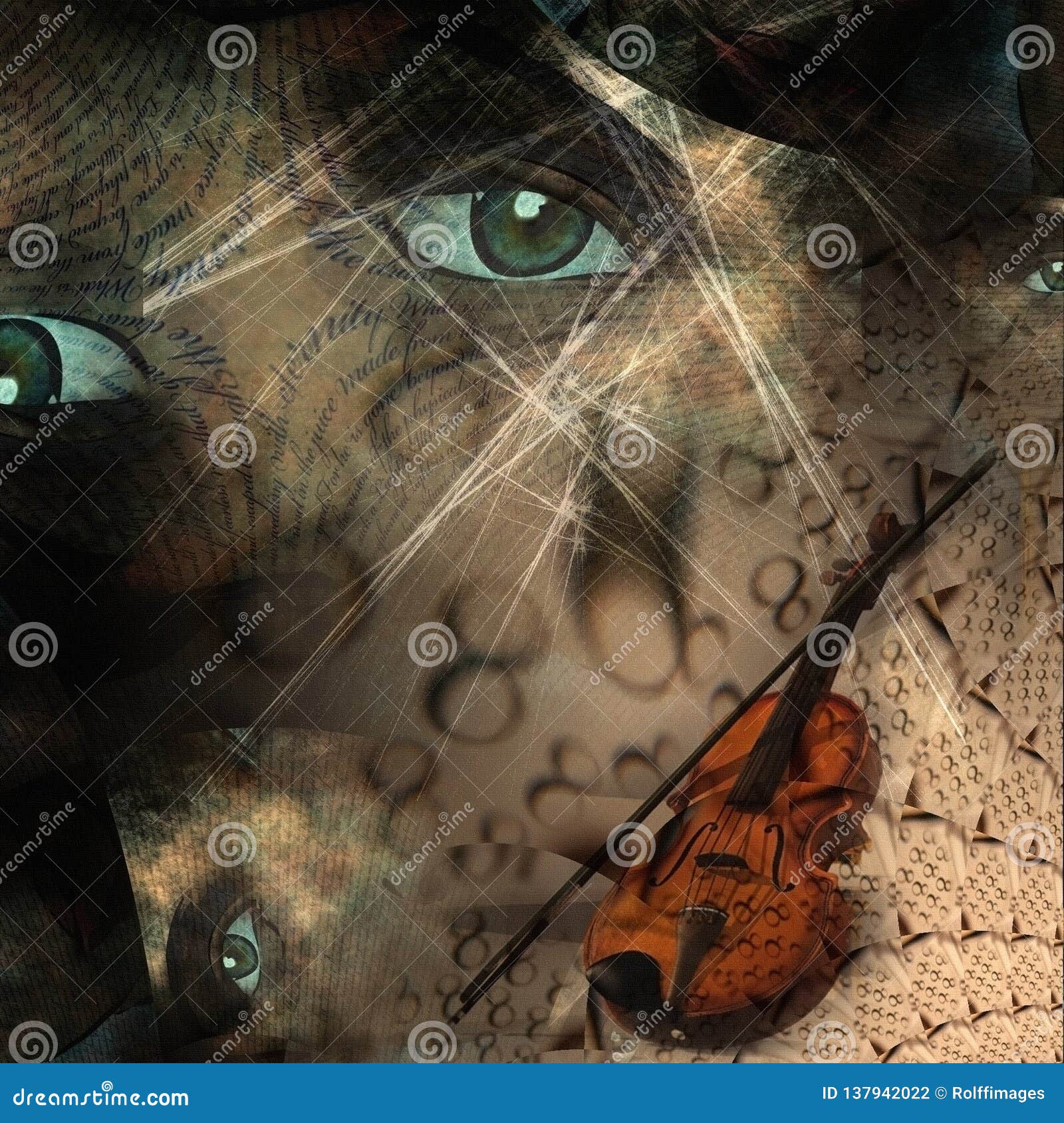 Eternal Music stock illustration. Illustration of classical - 137942022