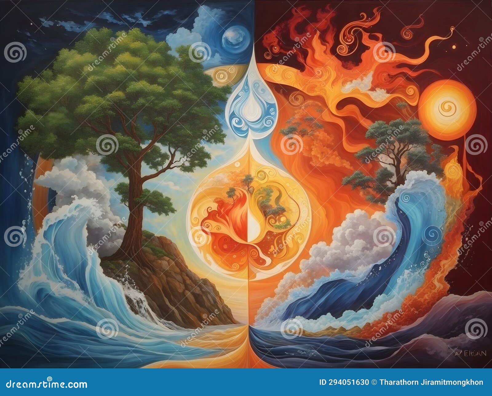 Eternal Nexus: Exploring the Interconnected Beauty of the Five Elements ...