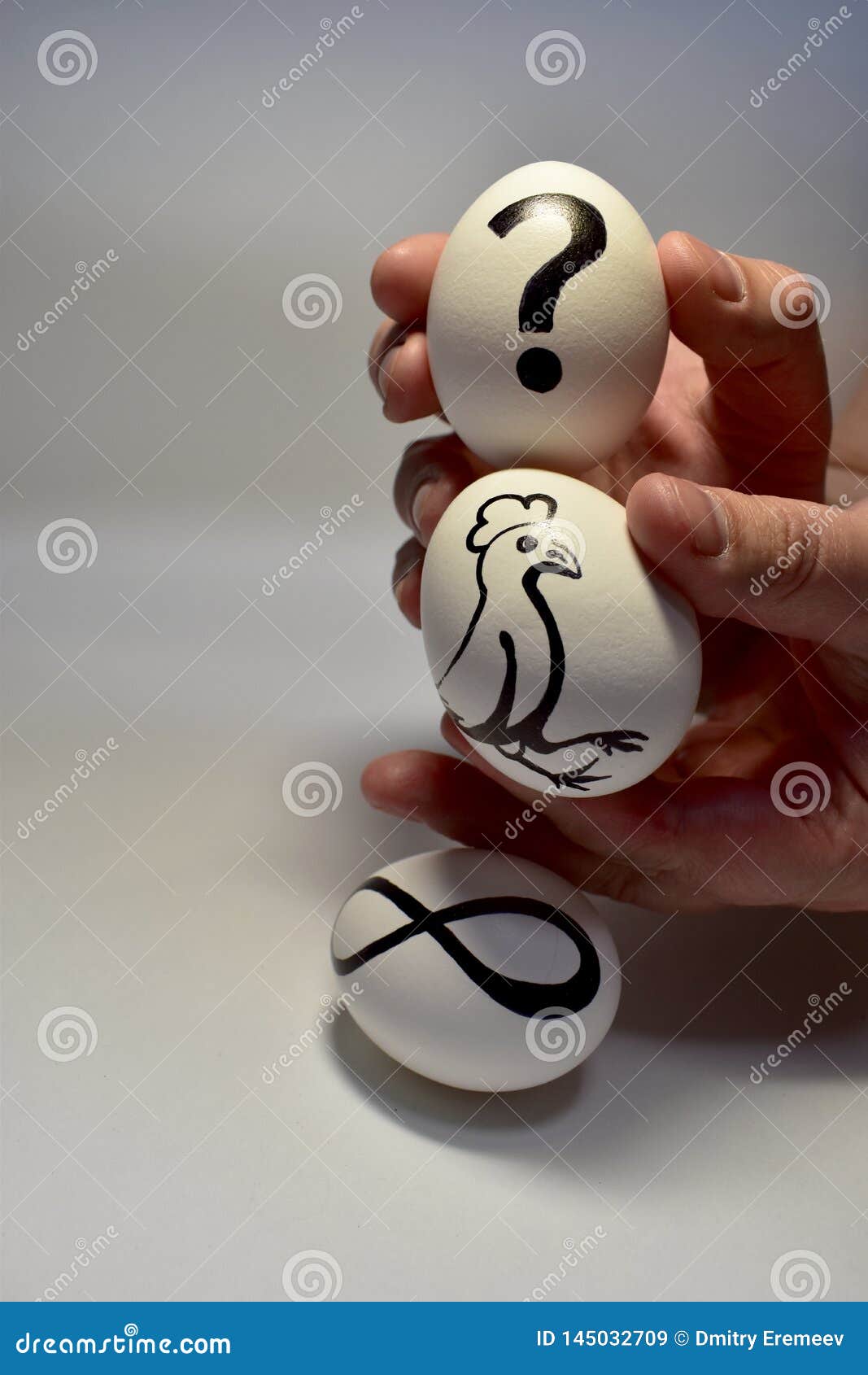 Eternal Question What Came First Stock Image - Image of eternal ...