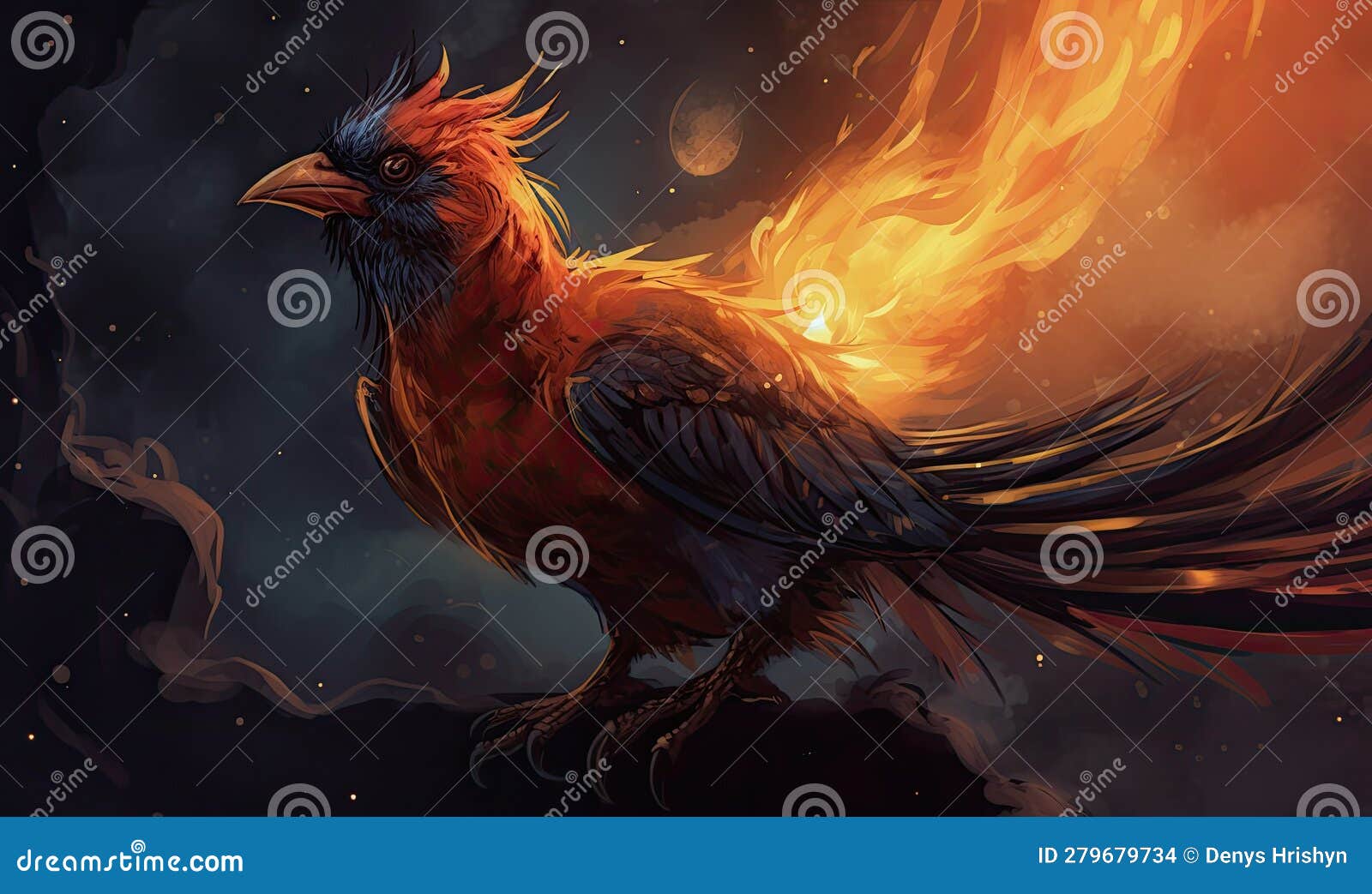 Eternal Renewal Phoenix Bird S Rebirth Symbolizes Endless Cycles of ...
