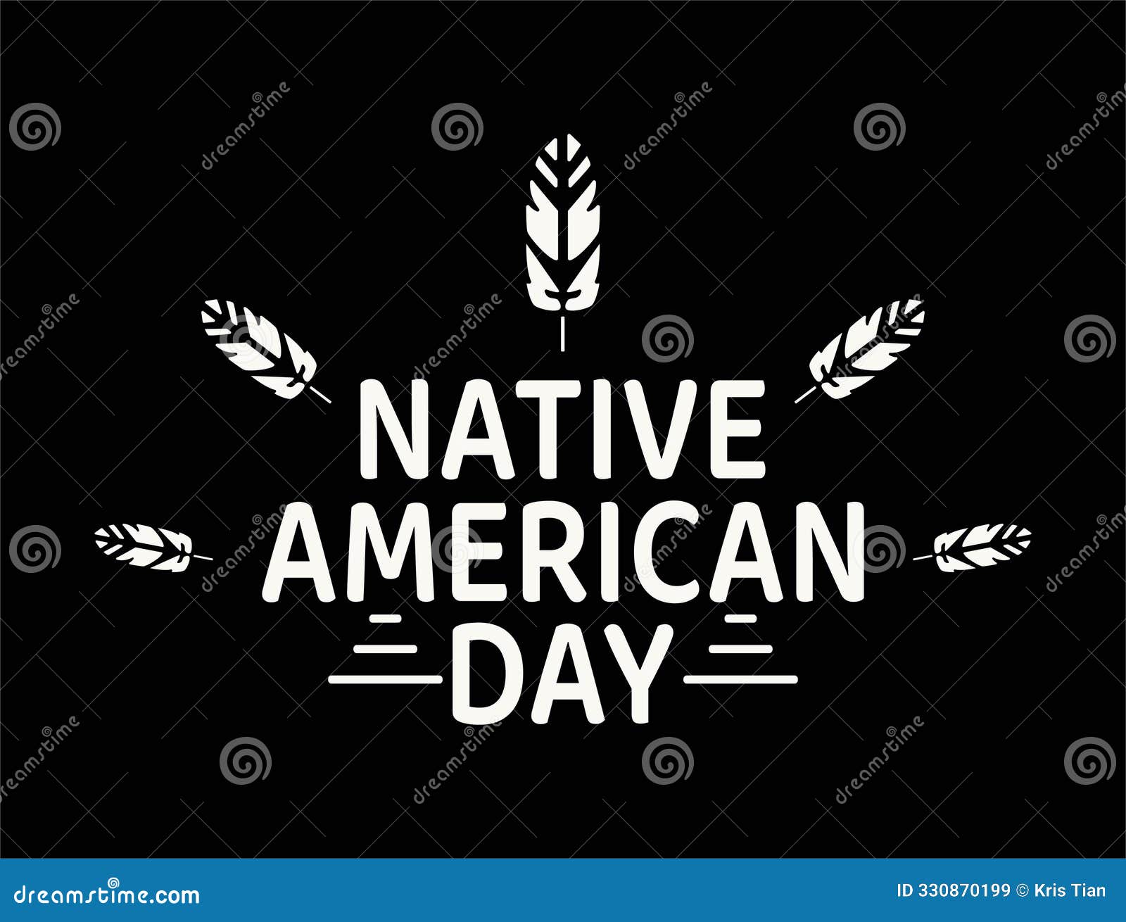 Eternal Respect: Emblem of Native American Day Stock Vector ...