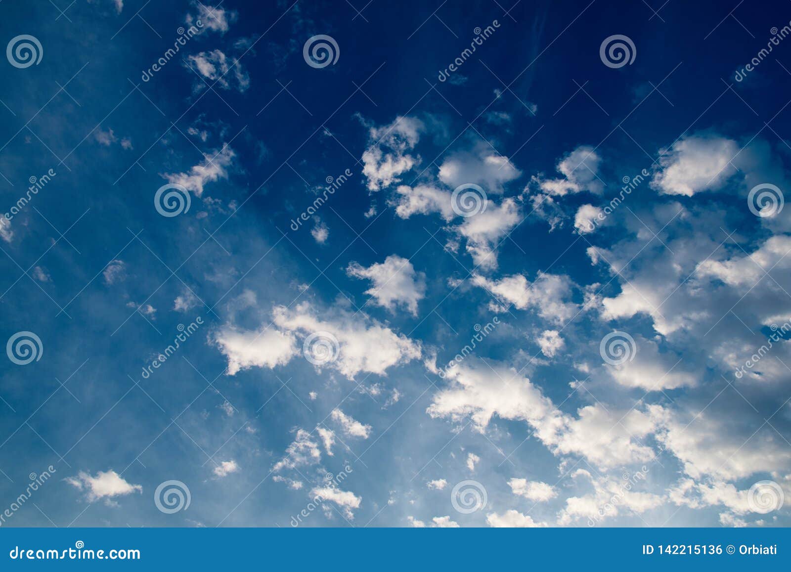 The Eternal Theme is Capturing Clouds with Thousands of Faces Stock ...