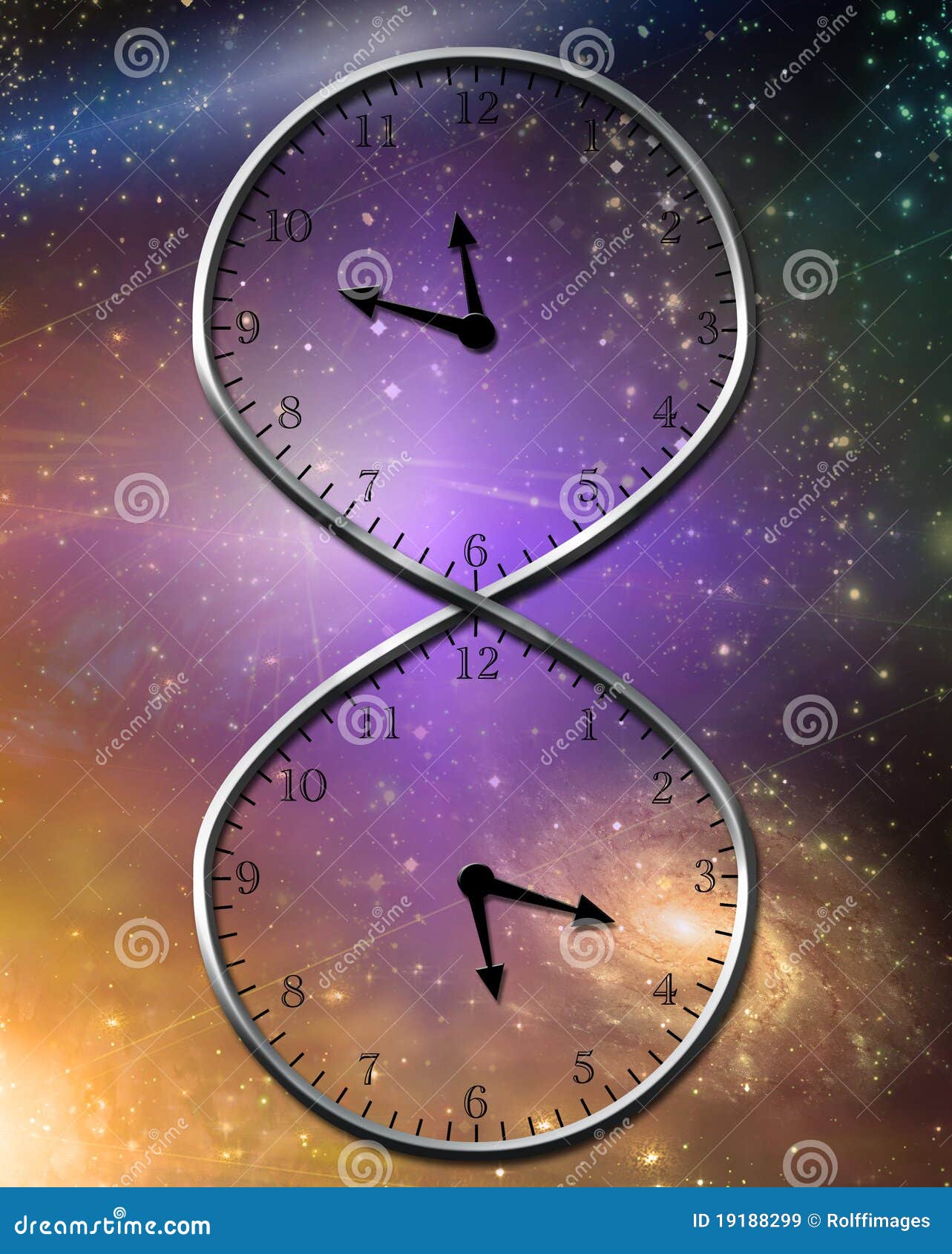 Eternal Time stock illustration. Illustration of cycle - 19188299