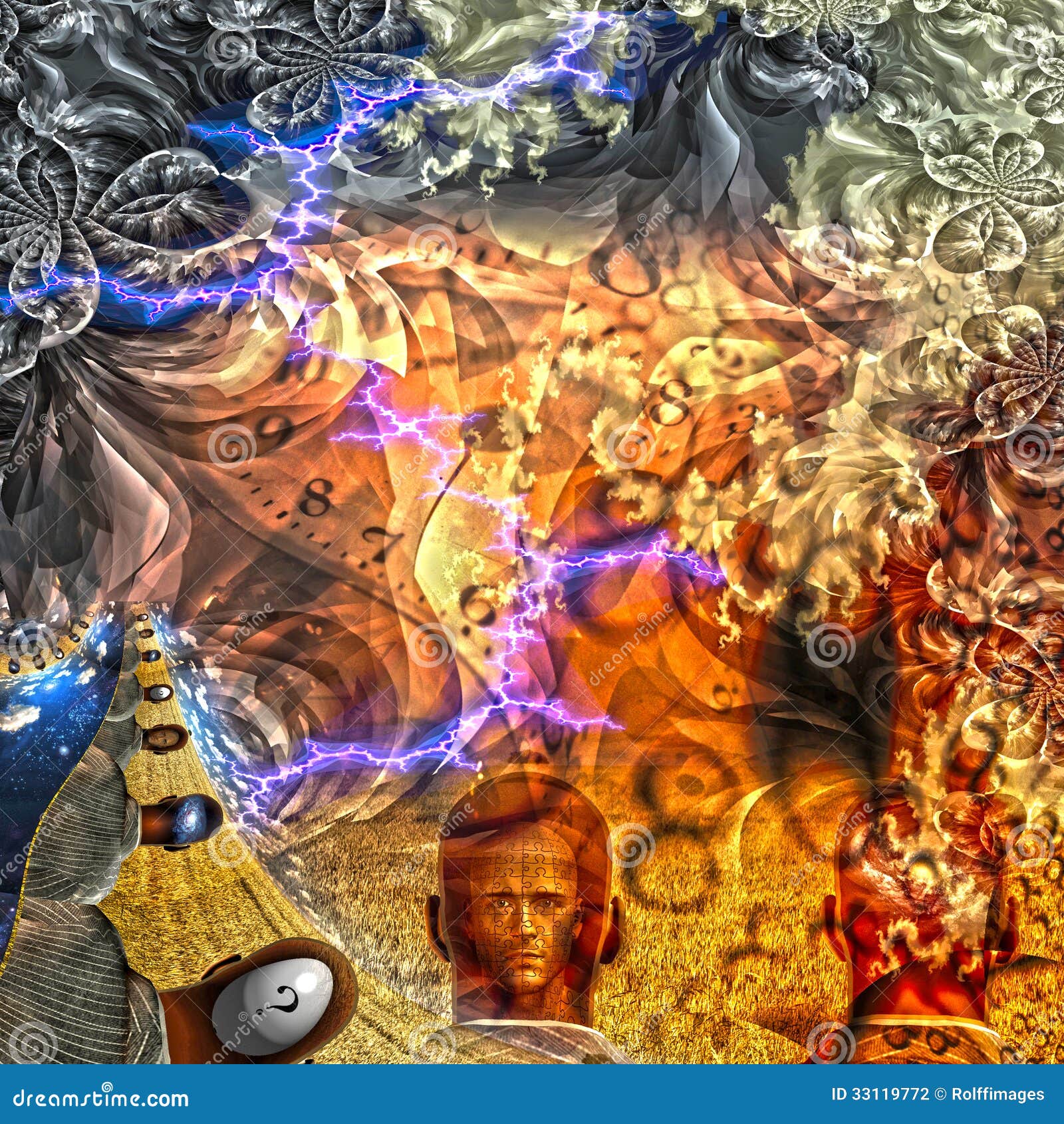 Eternal time stock illustration. Illustration of forever - 33119772