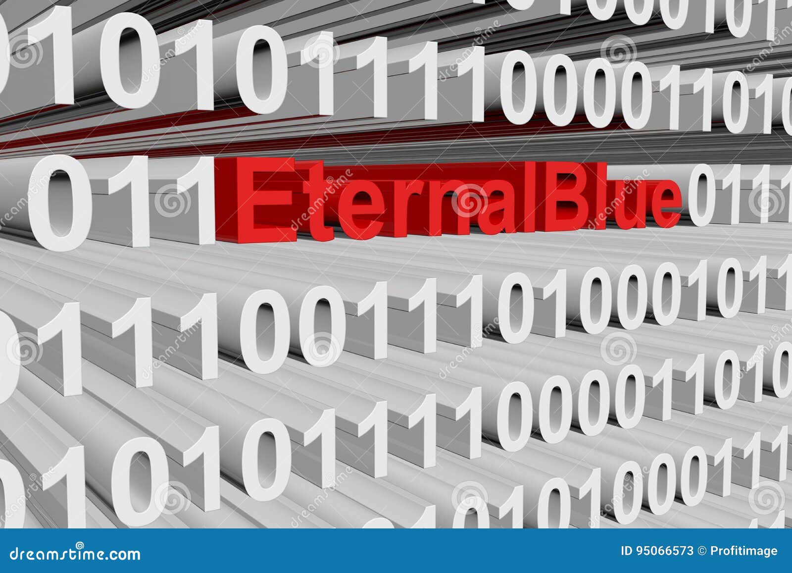 EternalBlue stock illustration. Illustration of render - 95066573