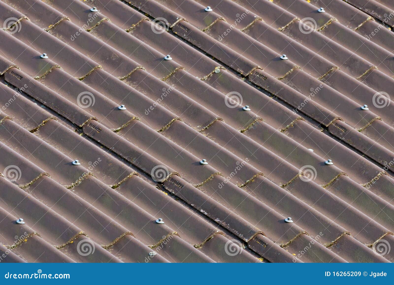 Eternit Roof stock image. Image of roof, brown, details - 16265209