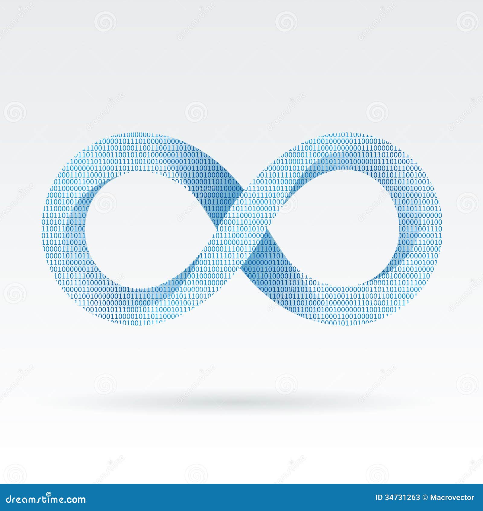 Eternity stock vector. Illustration of internet, style - 34731263