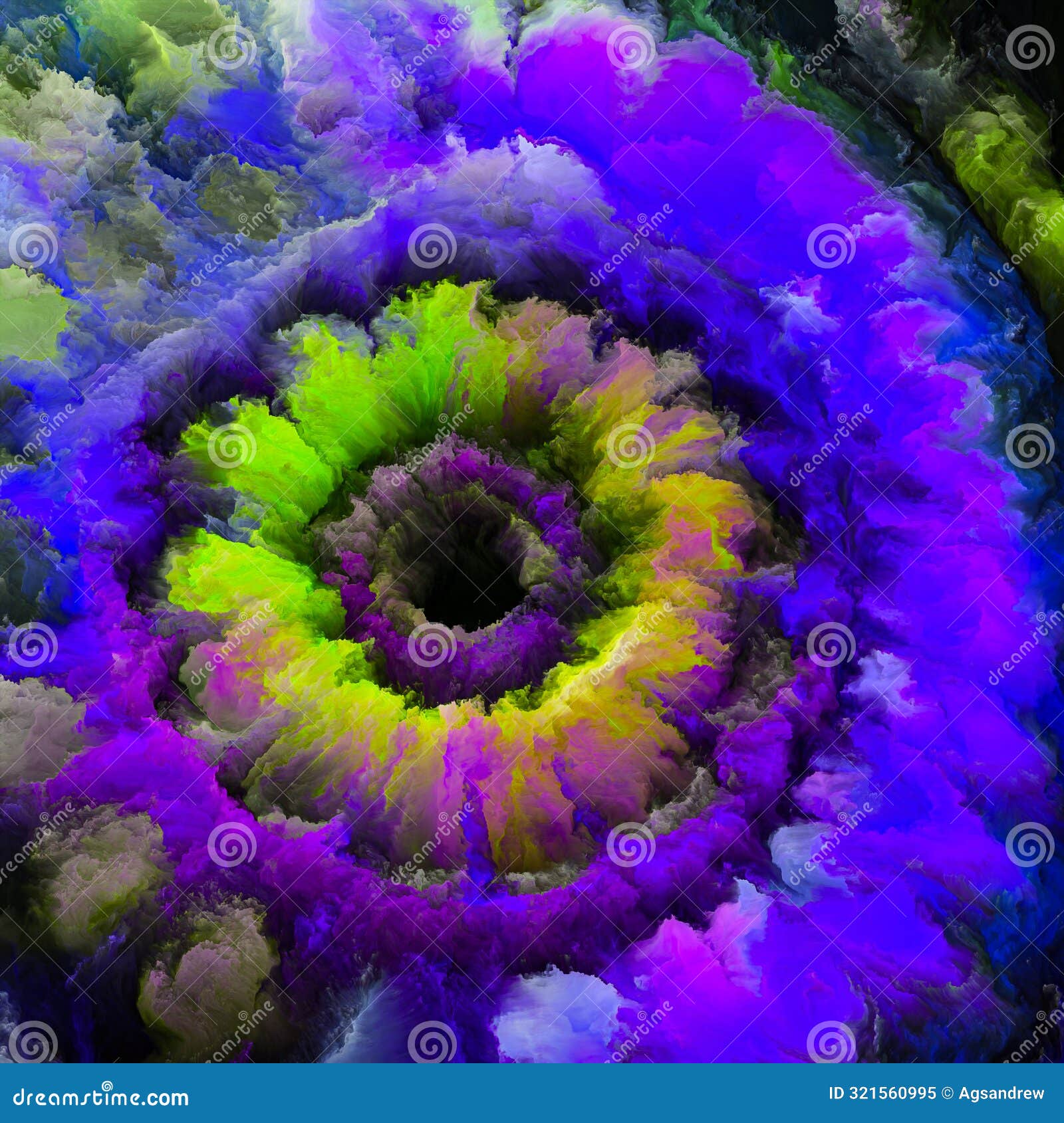 Eternity of Elevated Colors Stock Image - Image of ethereal, elevated ...