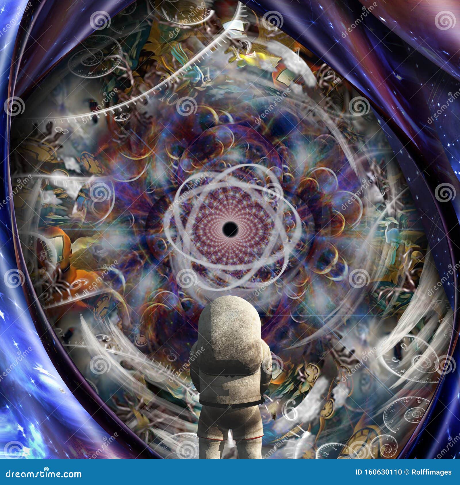 Eternity stock illustration. Illustration of head, created - 160630110