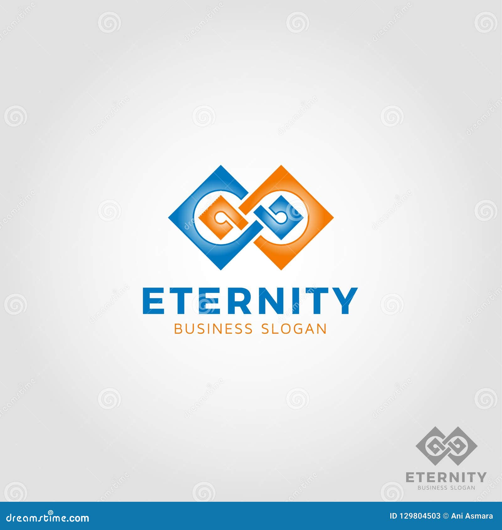 Eternity Infinity Infographic Scheme, Limitless Cyclical Emblems ...