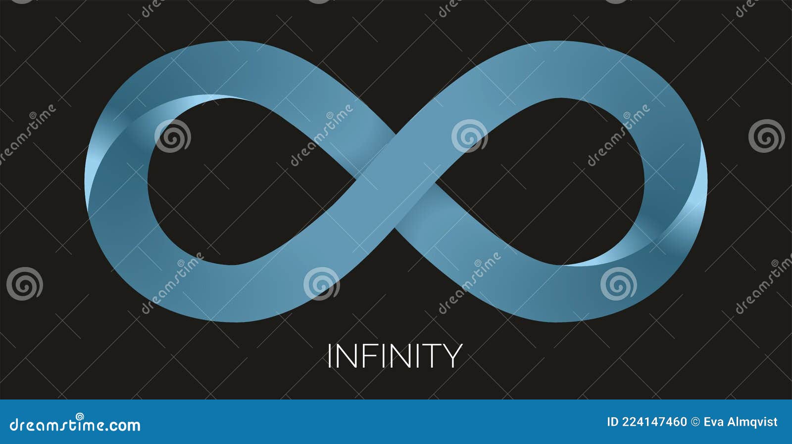 Eternity Infinity Infographic Scheme, Limitless Cyclical Emblems ...