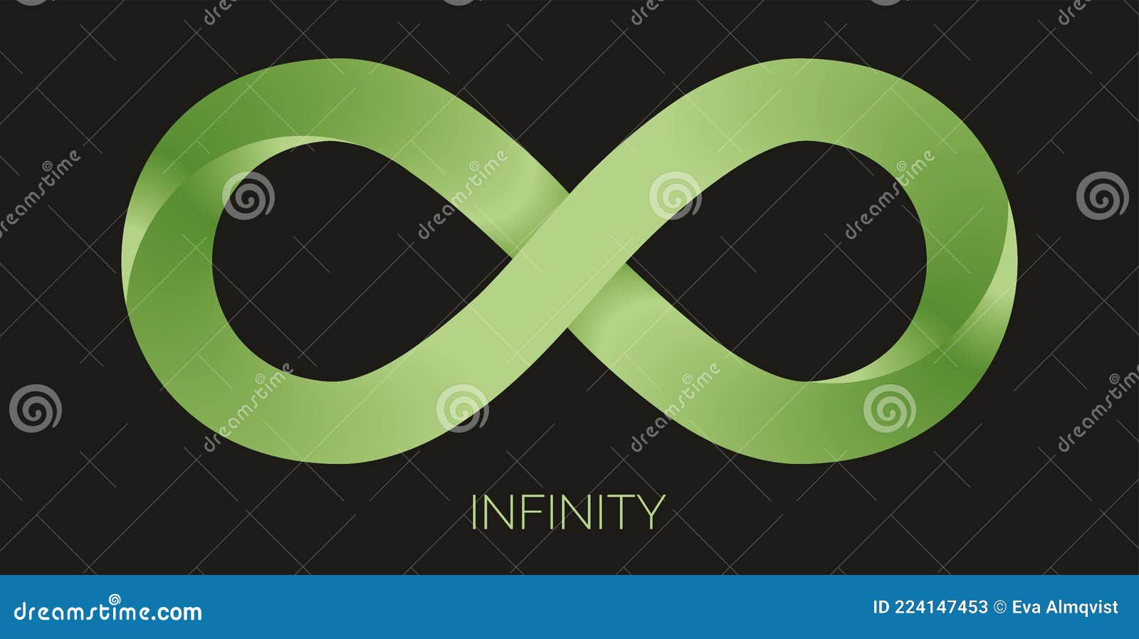 Eternity Infinity Infographic Scheme, Limitless Cyclical Emblems ...
