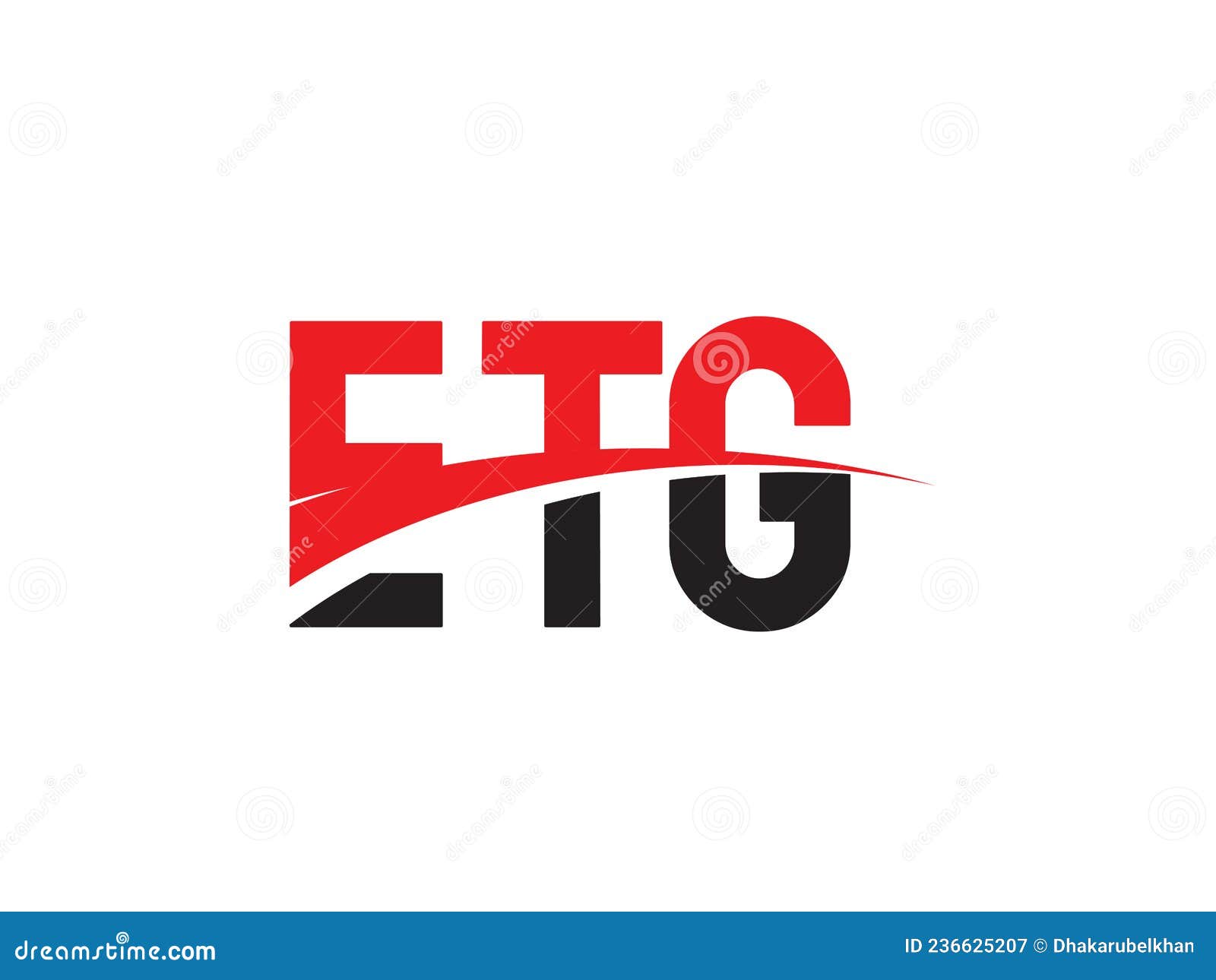 ETG Letter Initial Logo Design Vector Illustration Stock Vector ...