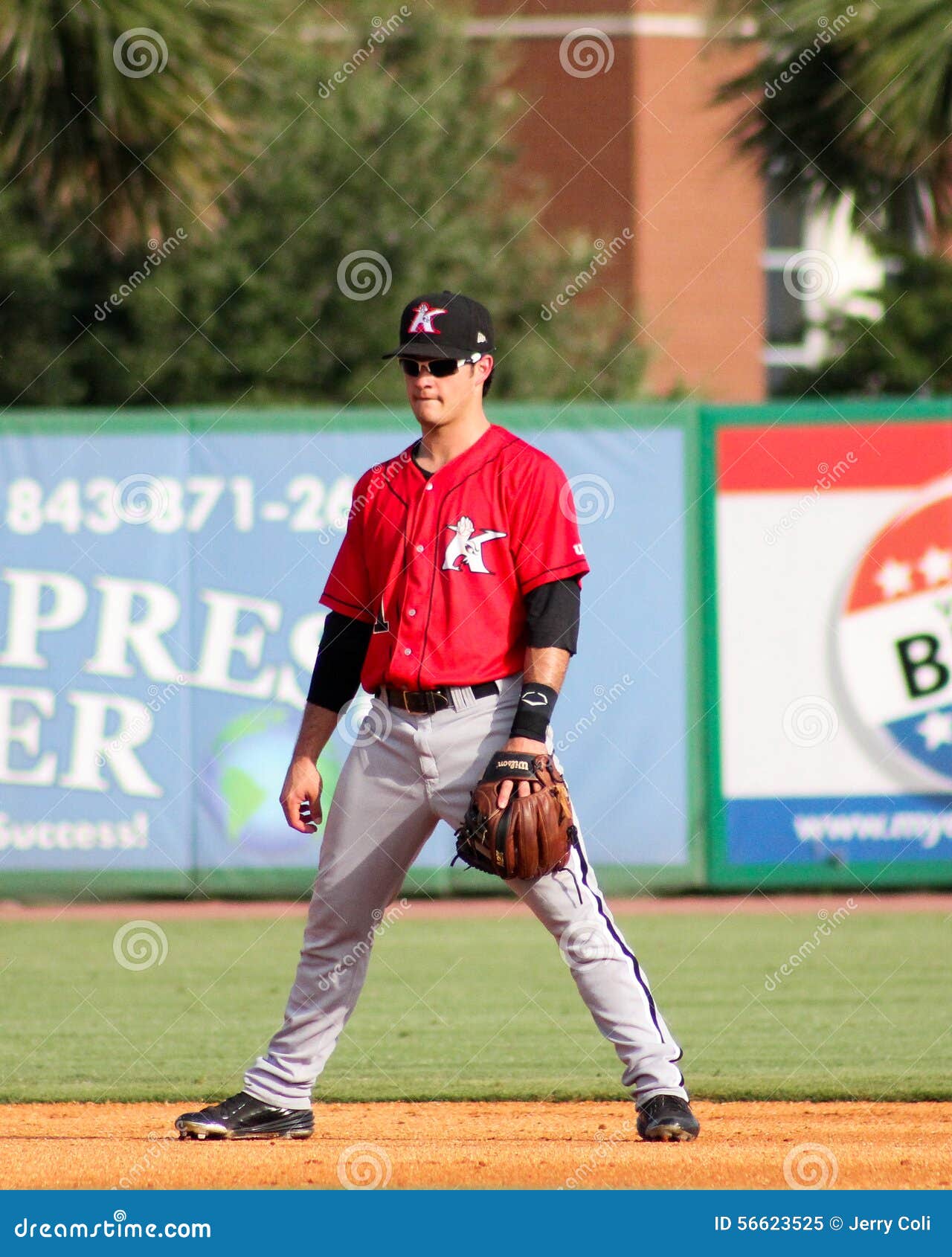 Ethan Gross Kannapolis Intimidators. Editorial Image - Image of runs ...