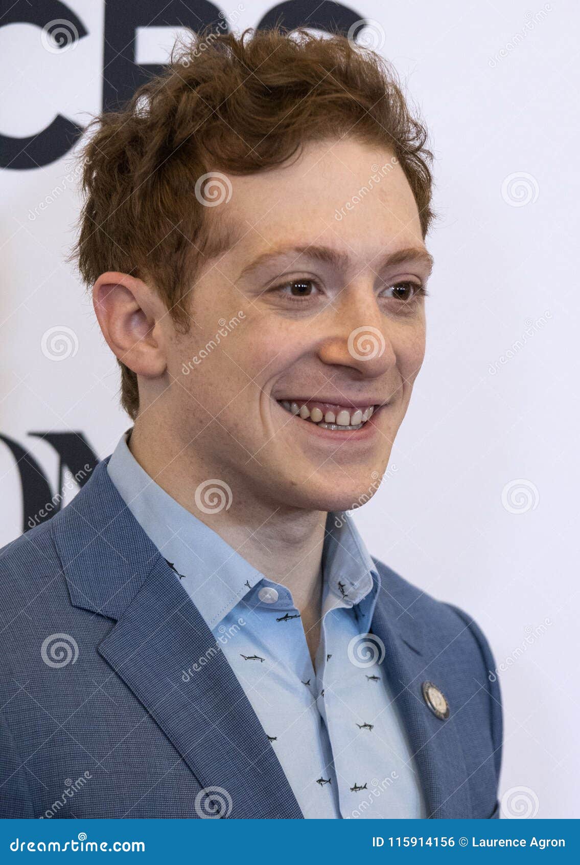 Ethan Slater foto editorial. Imagen de musical, agente - 115914156