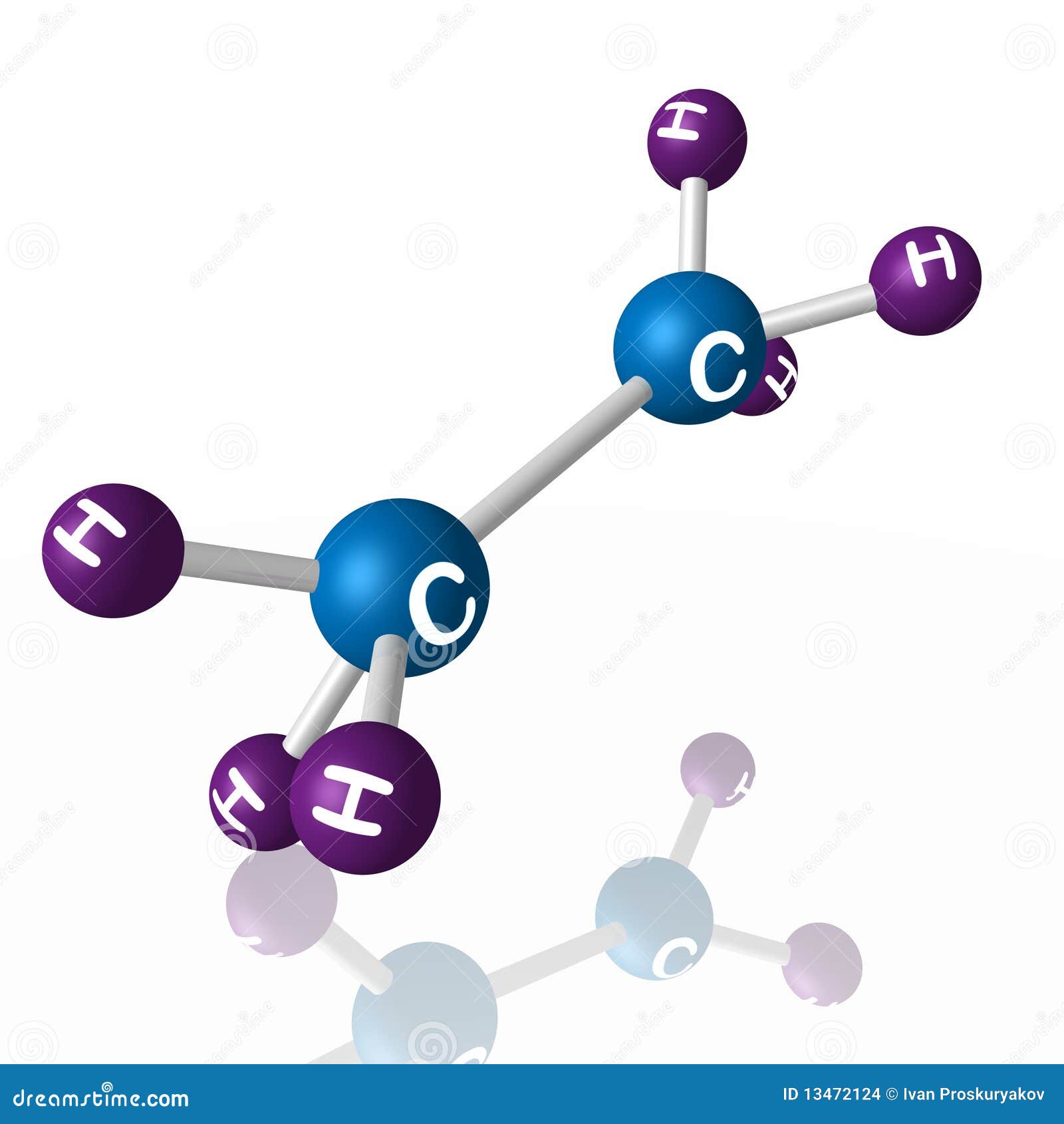 Ethane stock illustration. Illustration of chemistry - 13472124