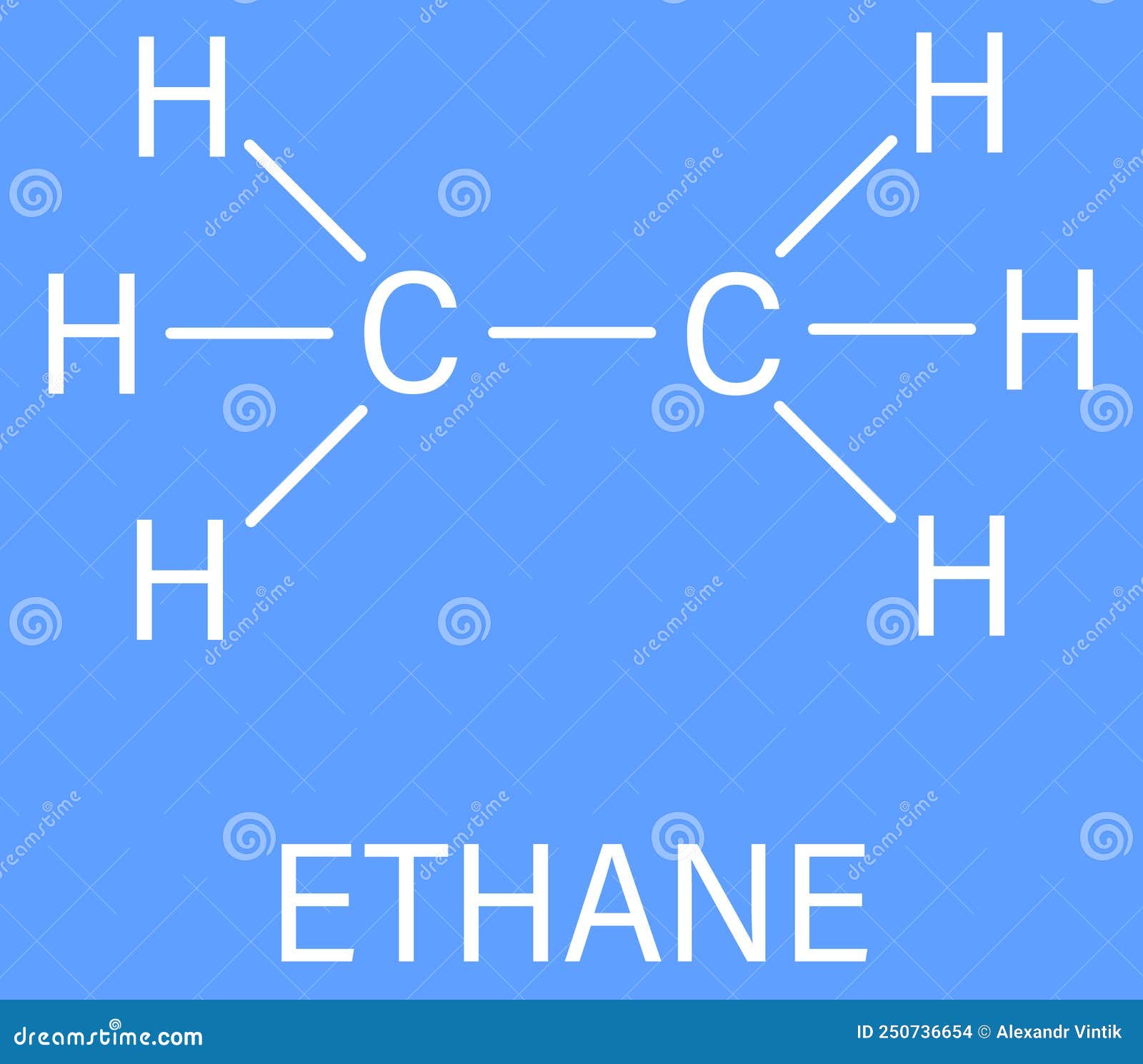 Ethane Skeletal Structure
