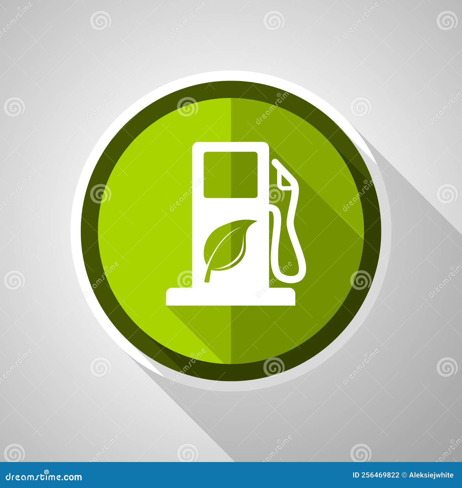 Ethanol Green Vector Icon, Flat Design Biodiesel Symbol Stock Vector ...