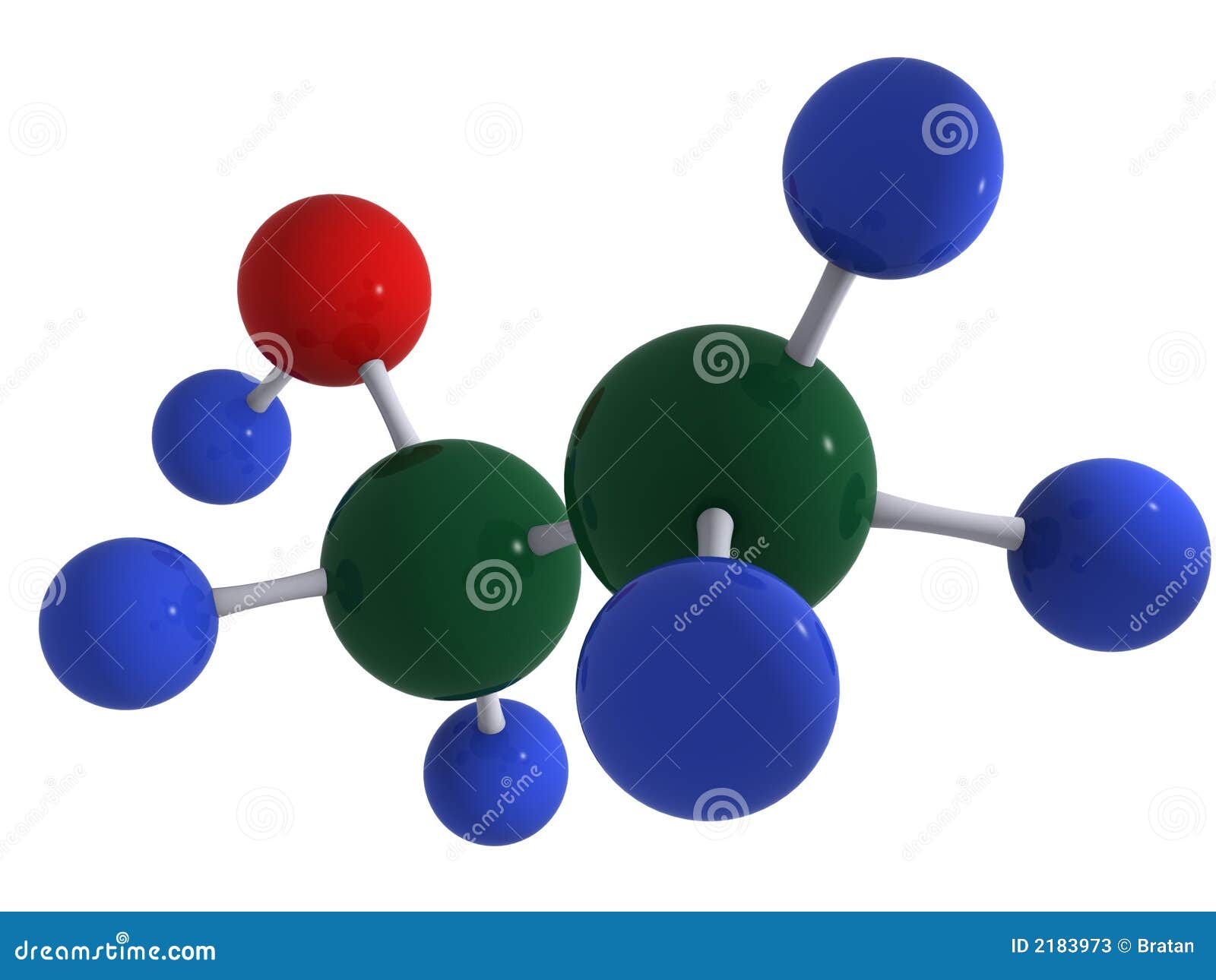 Alcohol Ethanol, Ethyl Alcohol Molecule, Chemical Structure. Skeletal ...
